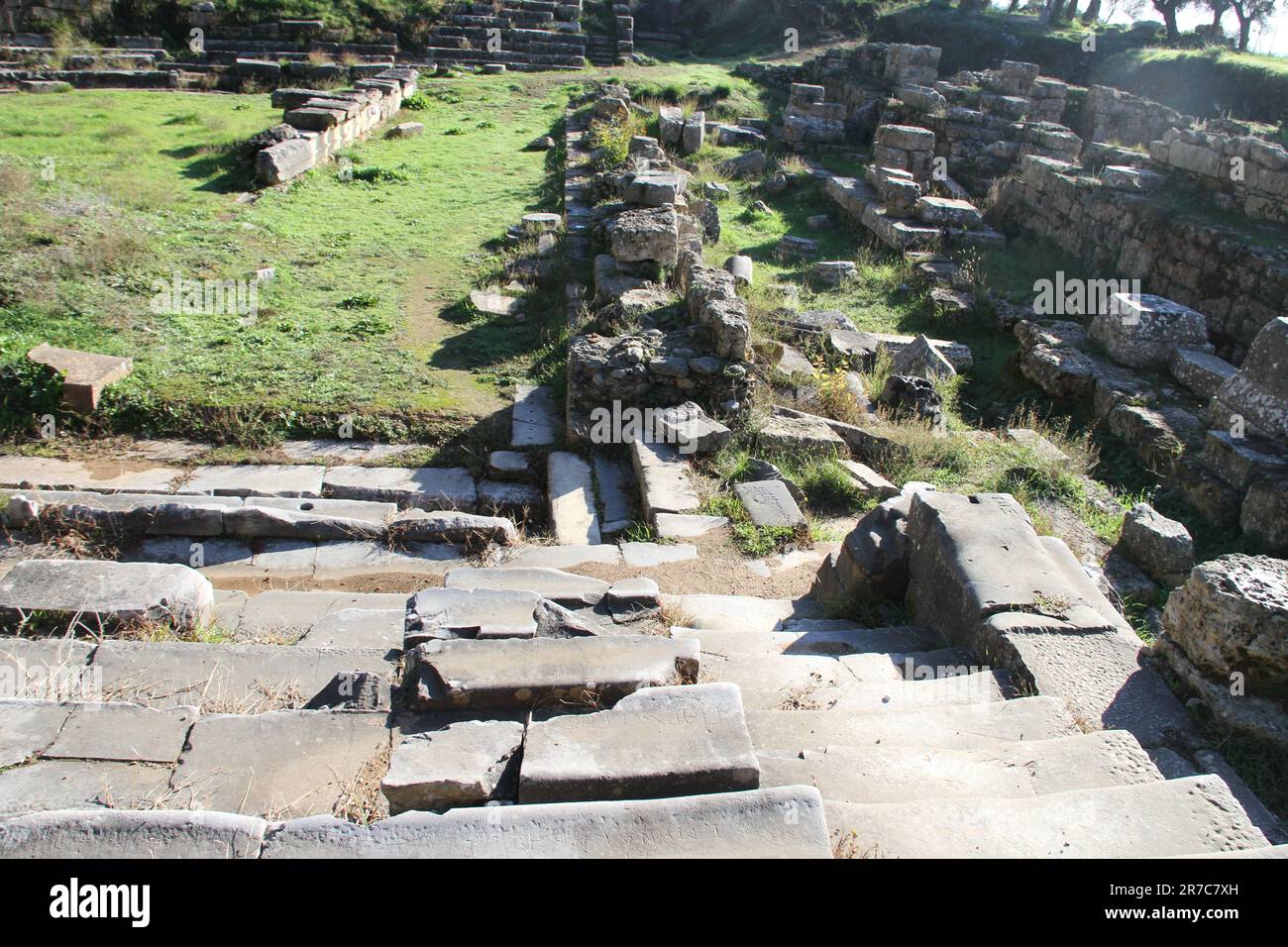 Ruins of Ancient Sparta in Greece Stock Photo - Alamy