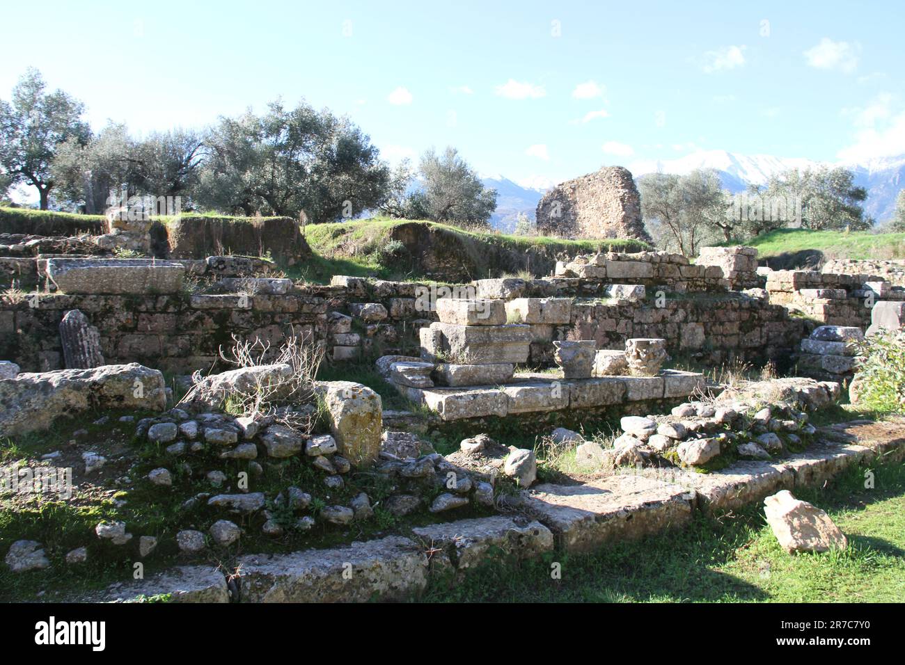 Ruins of Ancient Sparta in Greece Stock Photo - Alamy