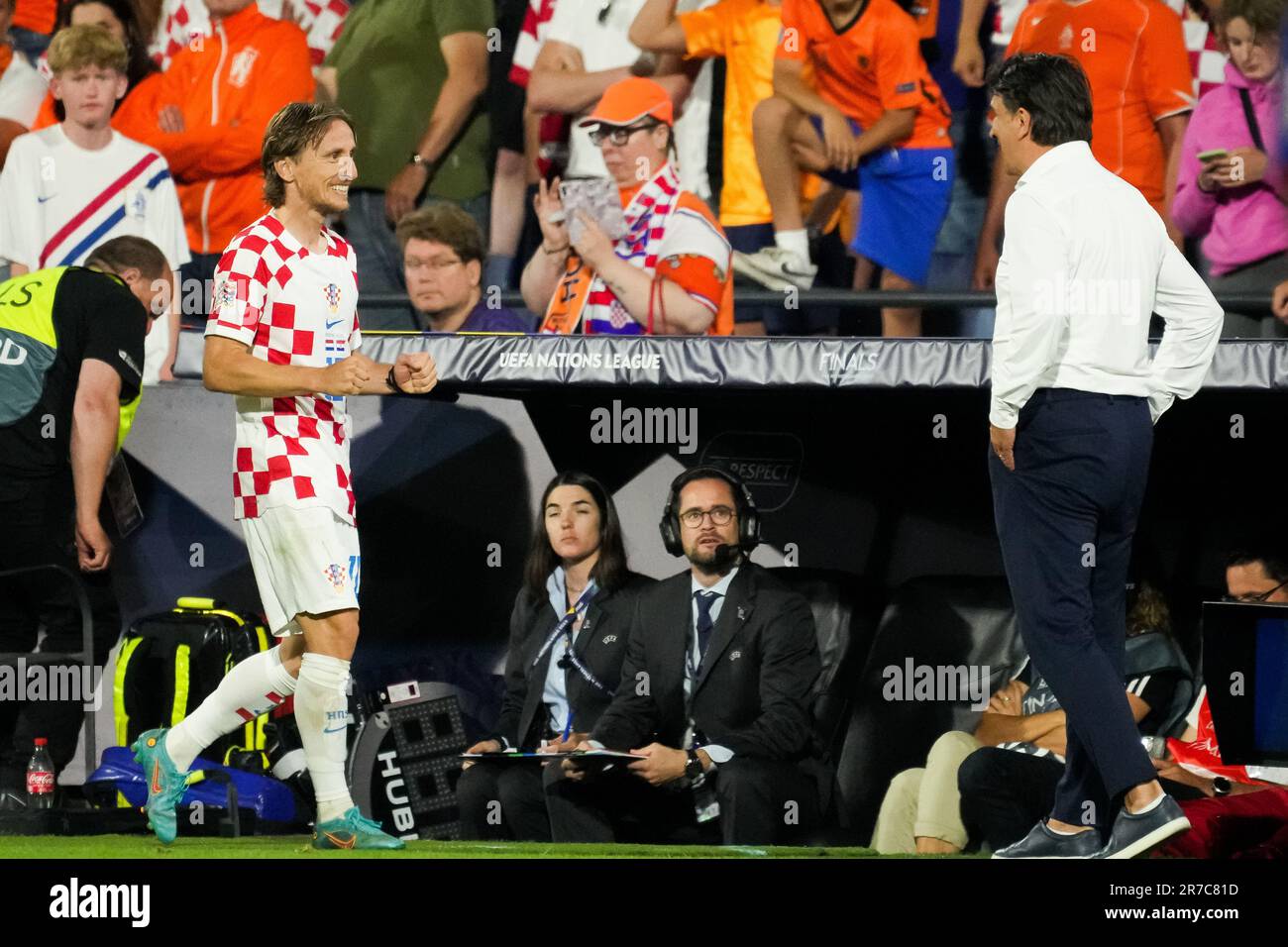 Rotterdam, Netherlands. 14th June, 2023. Rotterdam - Luka Modric of ...