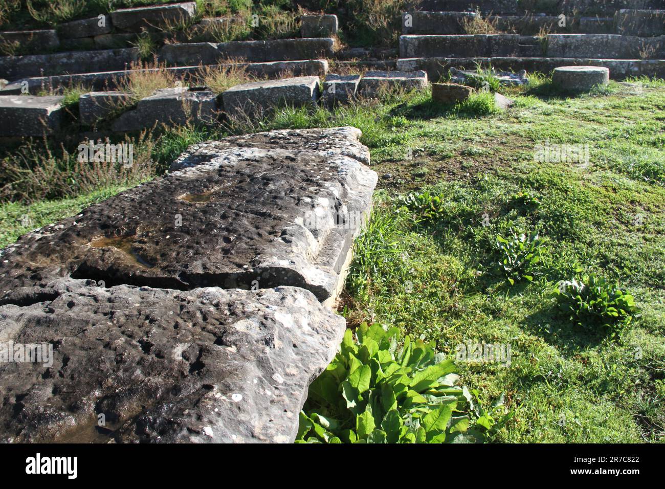 Ruins of Ancient Sparta in Greece Stock Photo - Alamy