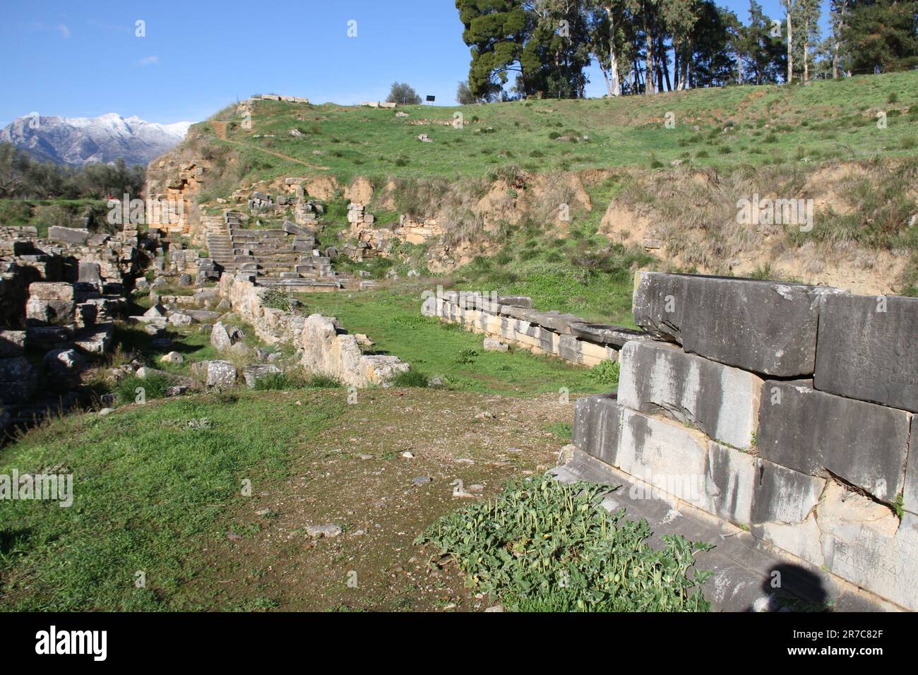 Ruins of Ancient Sparta in Greece Stock Photo - Alamy