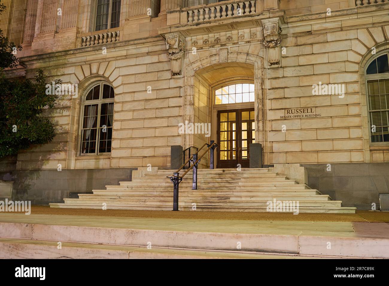 WASHINGTON D.C., USA - CIRCA APRIL, 2011: entrance of the Russell ...