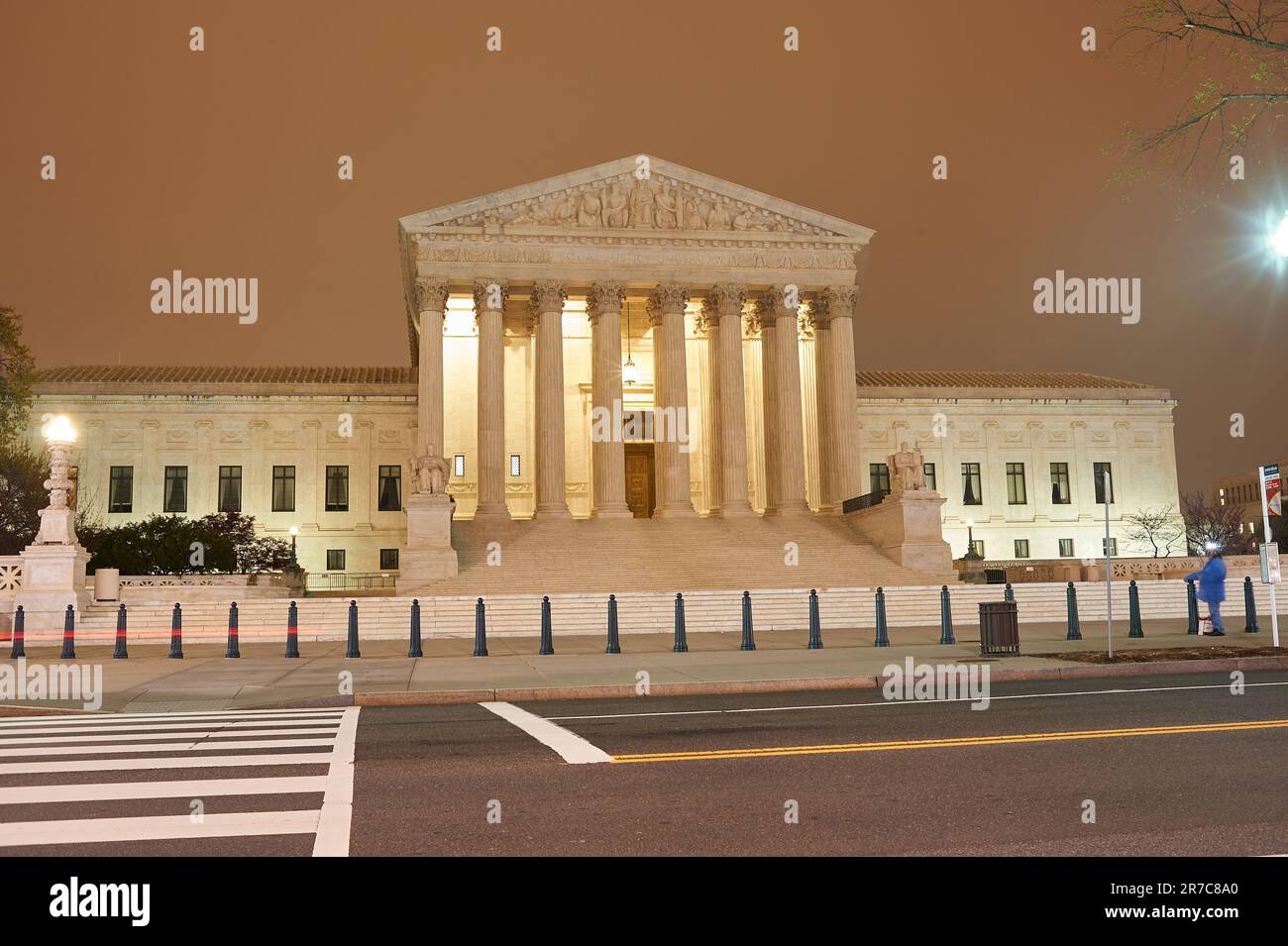 WASHINGTON D.C., USA - CIRCA APRIL, 2011: street level view of the west ...