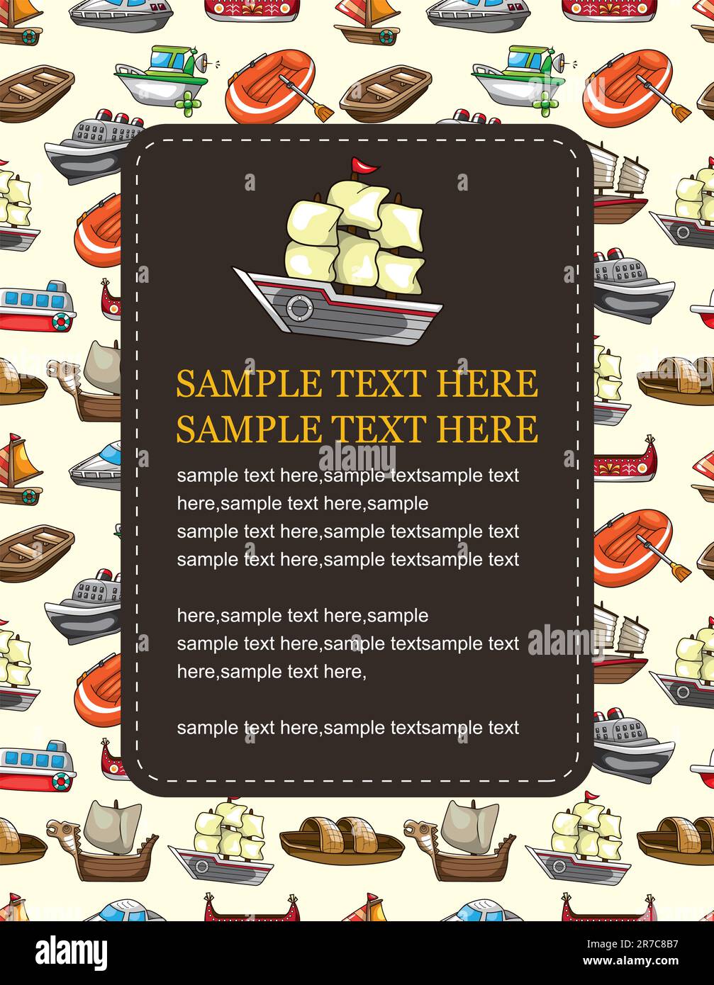 Marine boat anchor cartoon hi-res stock photography and images - Alamy