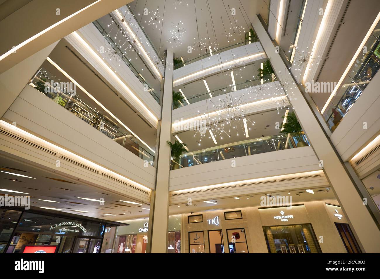 BANGKOK, THAILAND - CIRCA JANUARY, 2020: interior shot of Siam Paragon ...