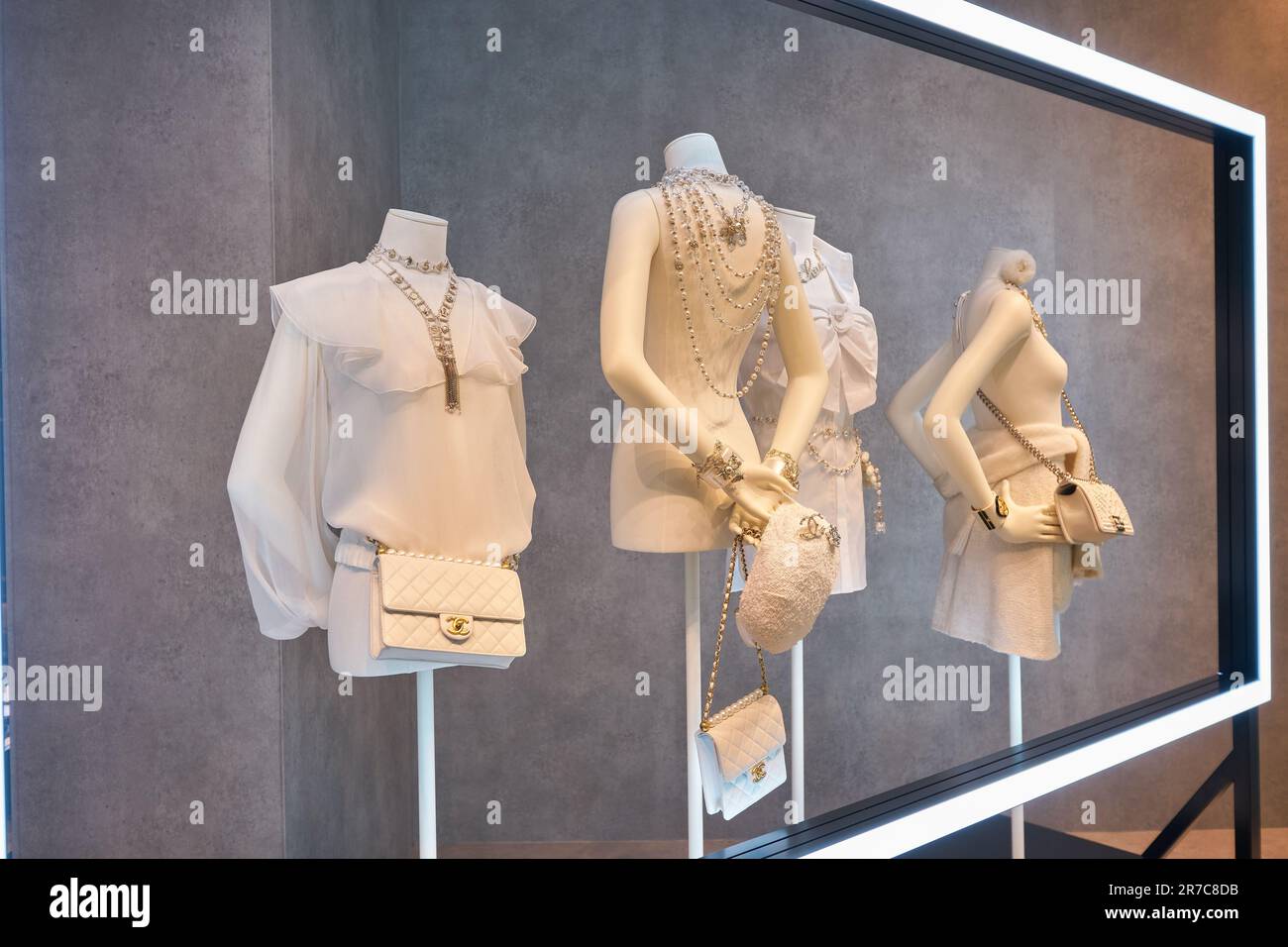 BANGKOK, THAILAND - CIRCA JANUARY, 2020: Chanel products displayed at ...