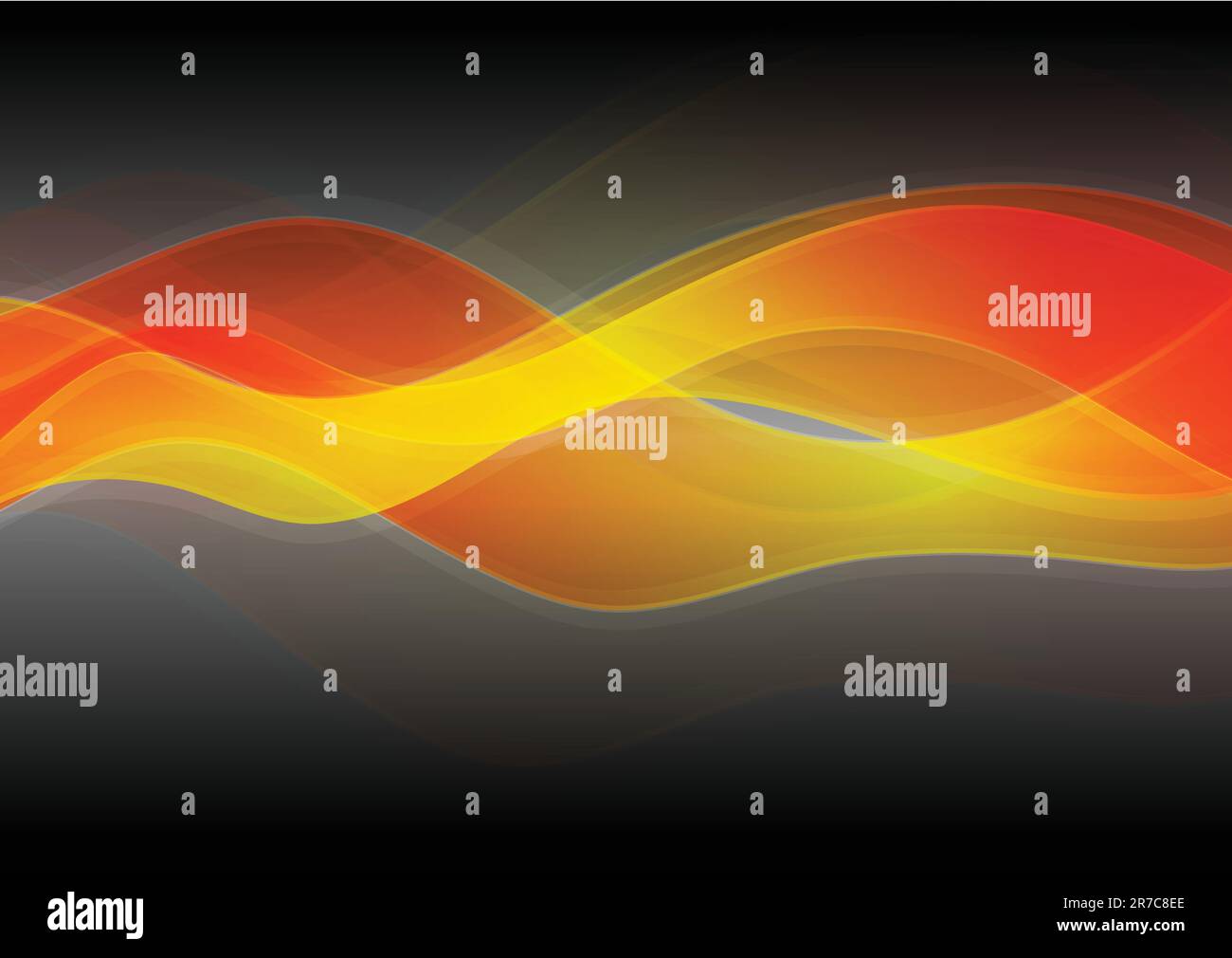 Abstract orange waves hi-res stock photography and images - Alamy