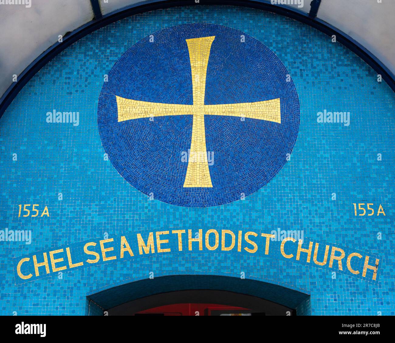 The exterior of Chelsea Methodist Church, located on Kings Road in ...