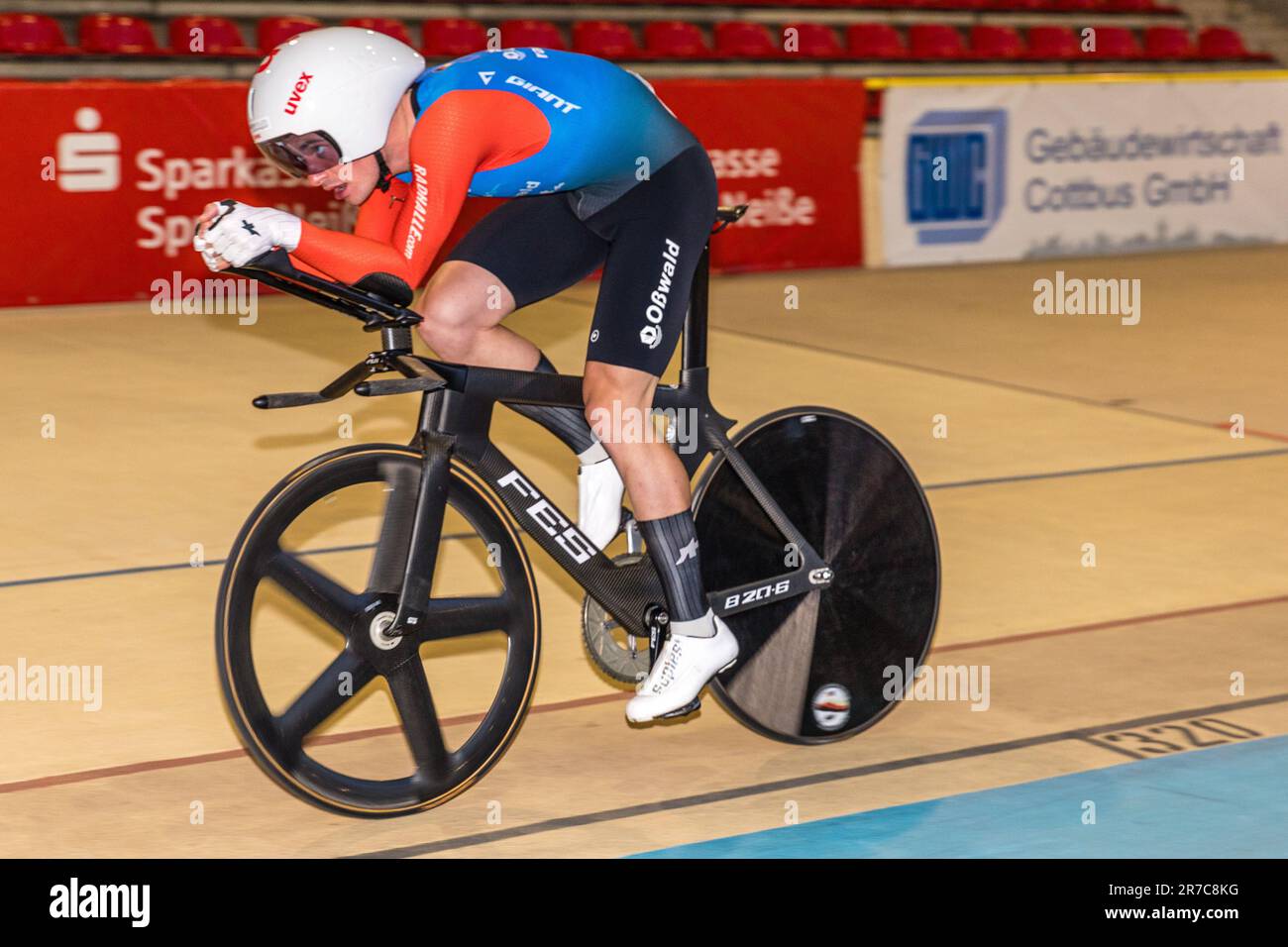 Cottbus, Germany. 14th June, 2023. Nicolas Heinrich (rad-net Oßwald ...