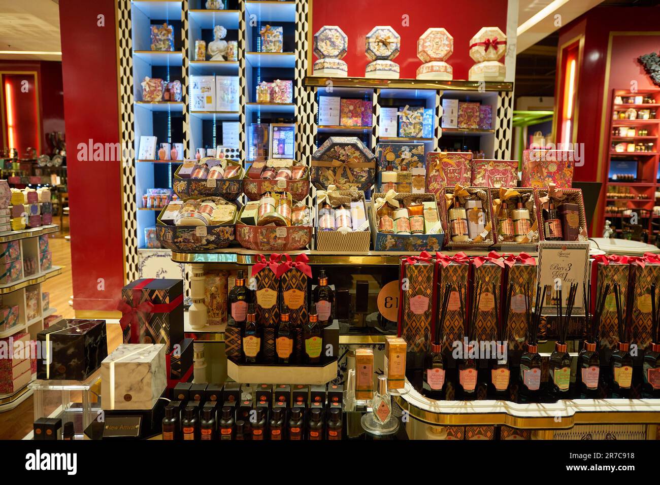 BANGKOK, THAILAND - CIRCA JANUARY, 2020: interior shot of Exotique Thai ...