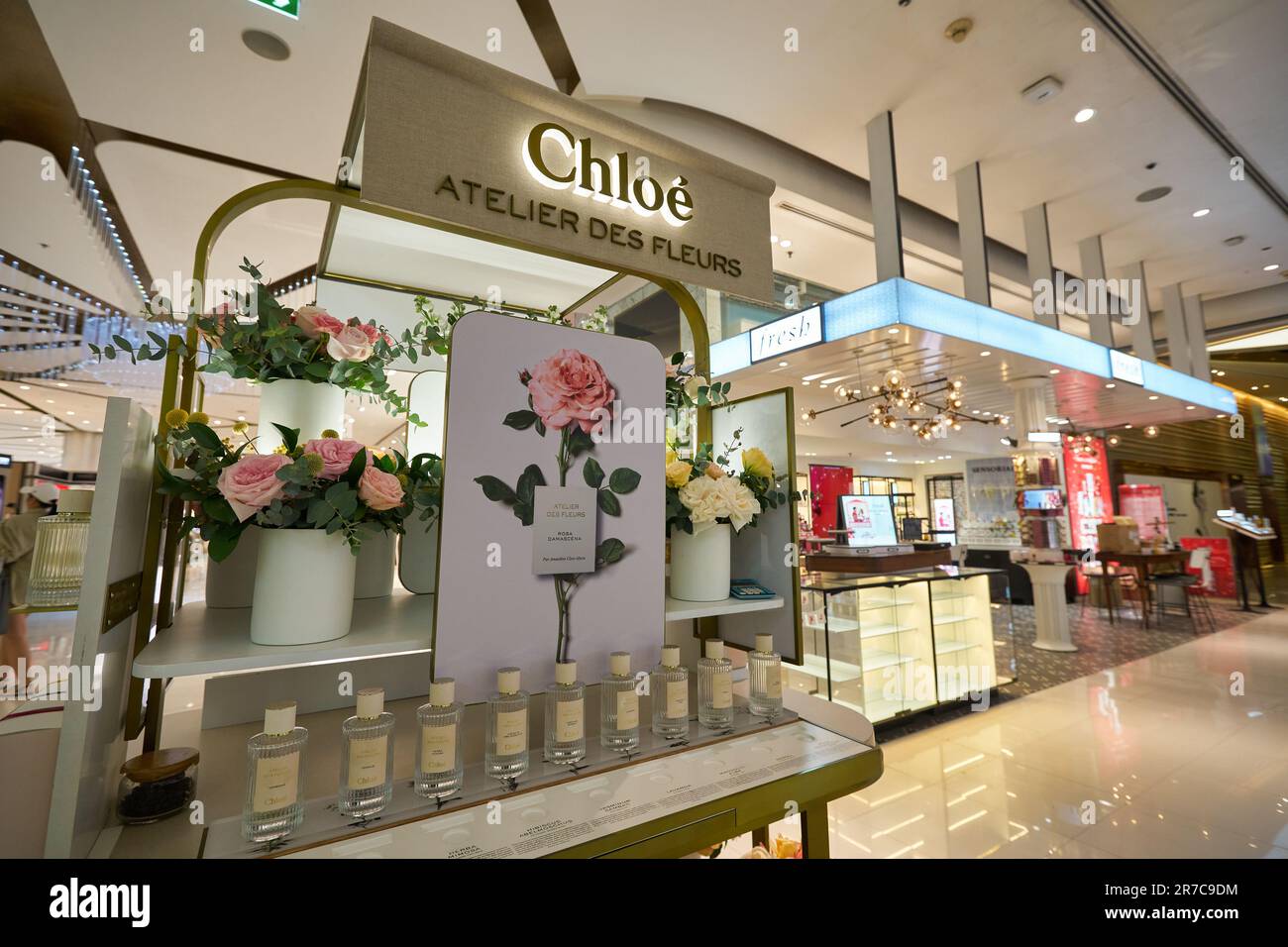 BANGKOK, THAILAND - CIRCA JANUARY, 2020: Chloe products displayed at ...