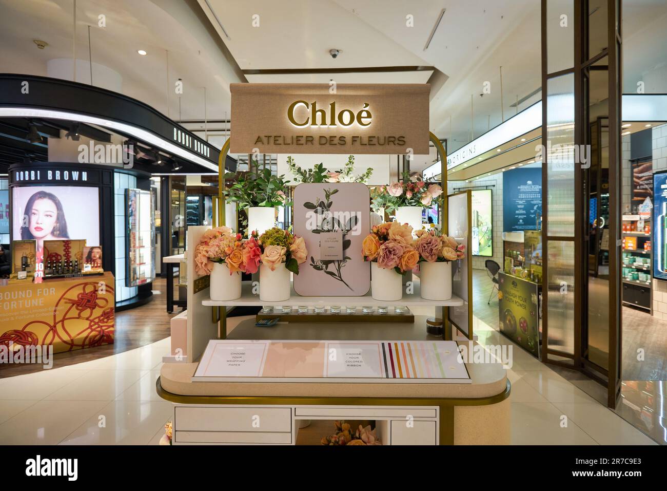 BANGKOK, THAILAND - CIRCA JANUARY, 2020: Chloe products displayed at ...