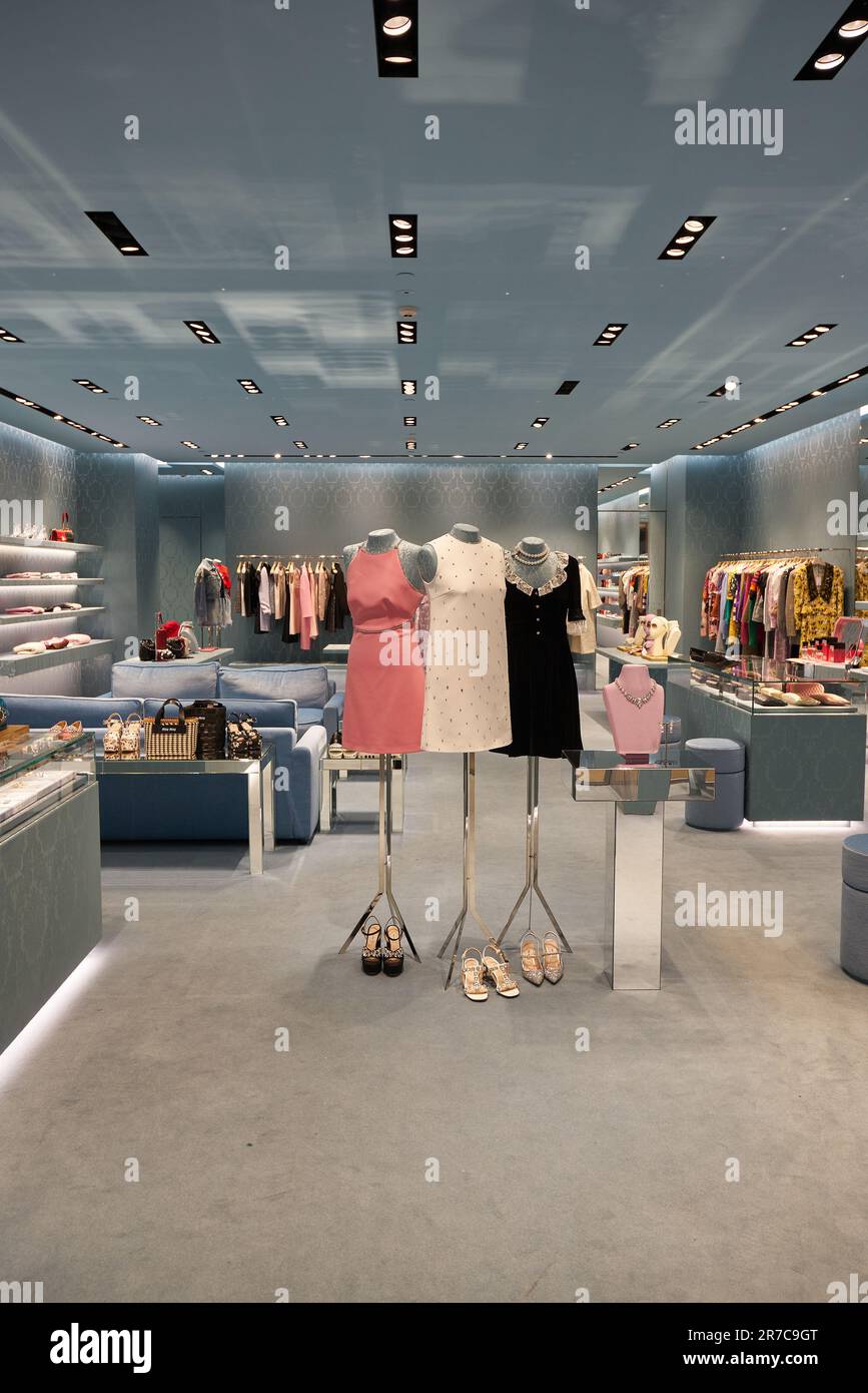 BANGKOK, THAILAND - CIRCA JANUARY, 2020: interior shot of Miu Miu store ...