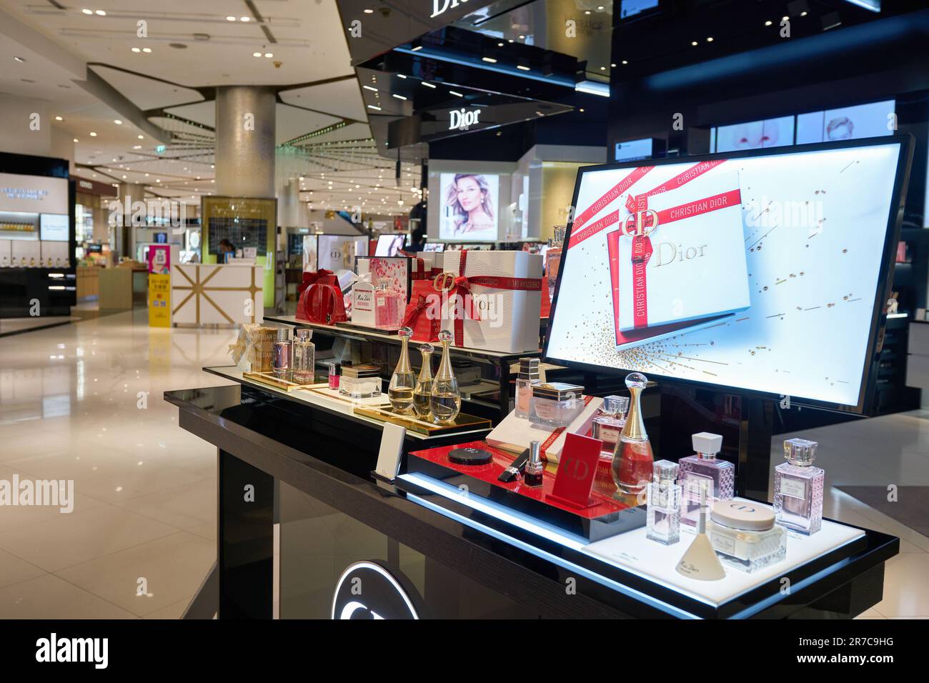 BANGKOK, THAILAND - CIRCA JANUARY, 2020: Christian Dior products displayed at Siam Paragon ...