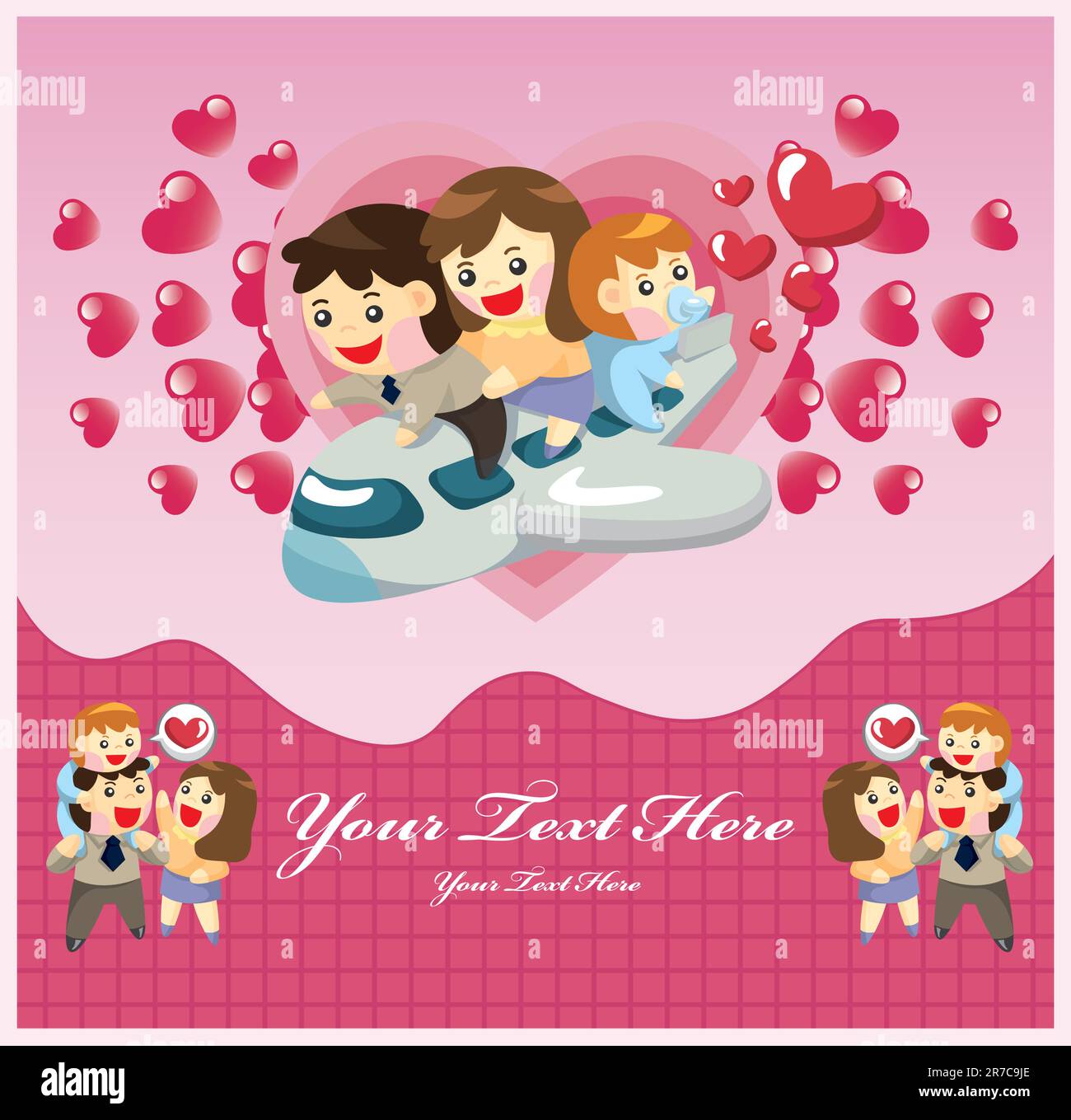 Granddaughter family families Stock Vector Images - Alamy