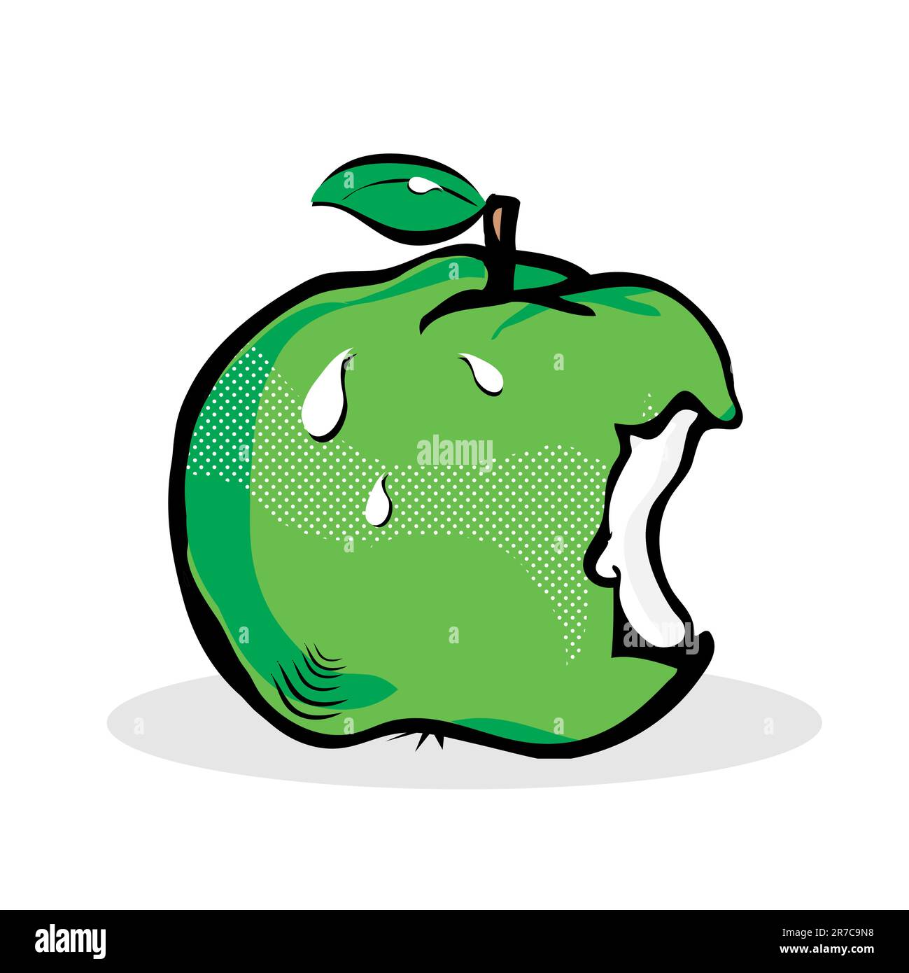 Apple Pop Art Comic style / apple fruit design Stock Vector Image & Art ...