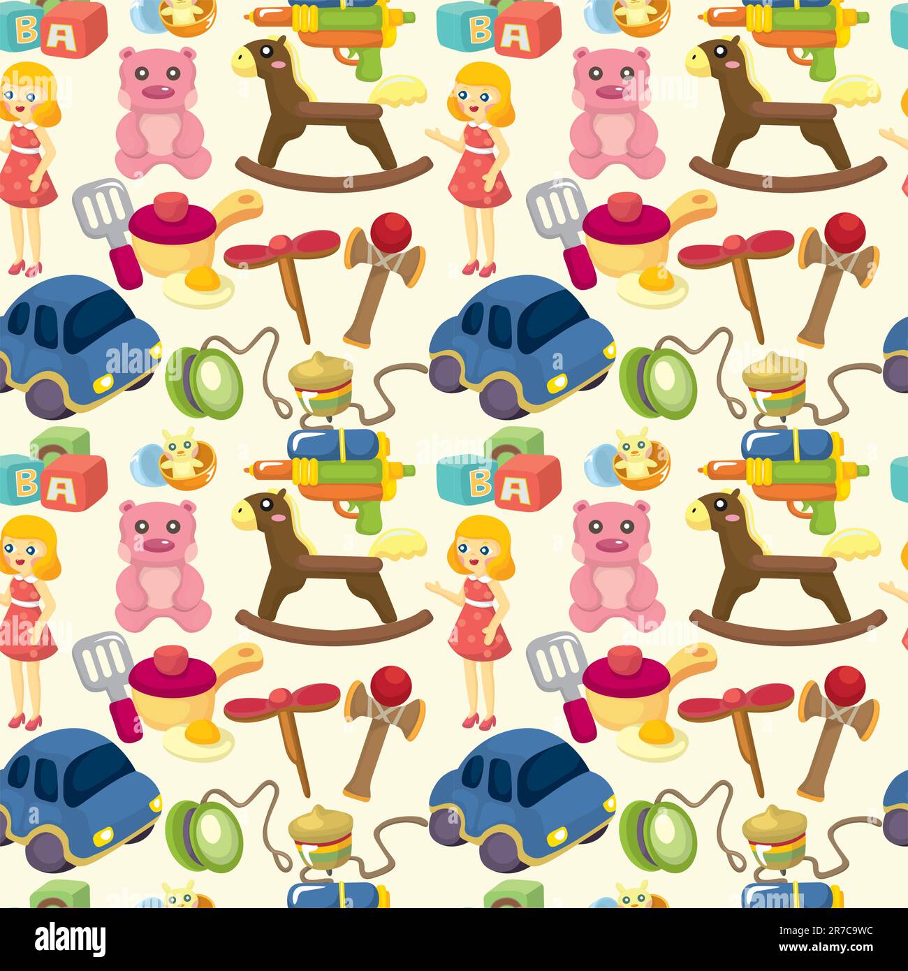 Boys toy pattern hi-res stock photography and images - Alamy