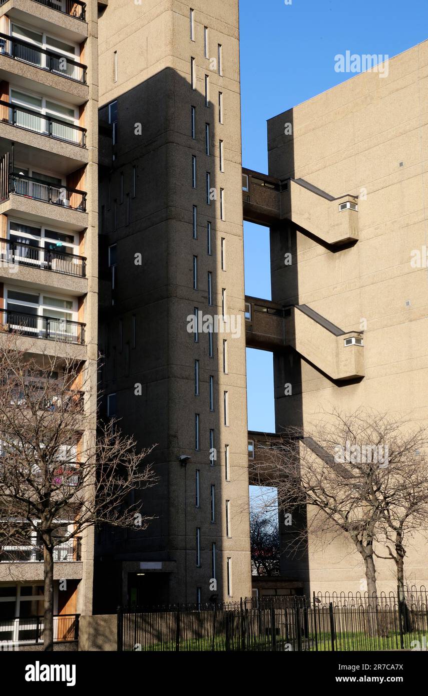 Caradale House Brutalist Architecture Hackney London Stock Photo - Alamy
