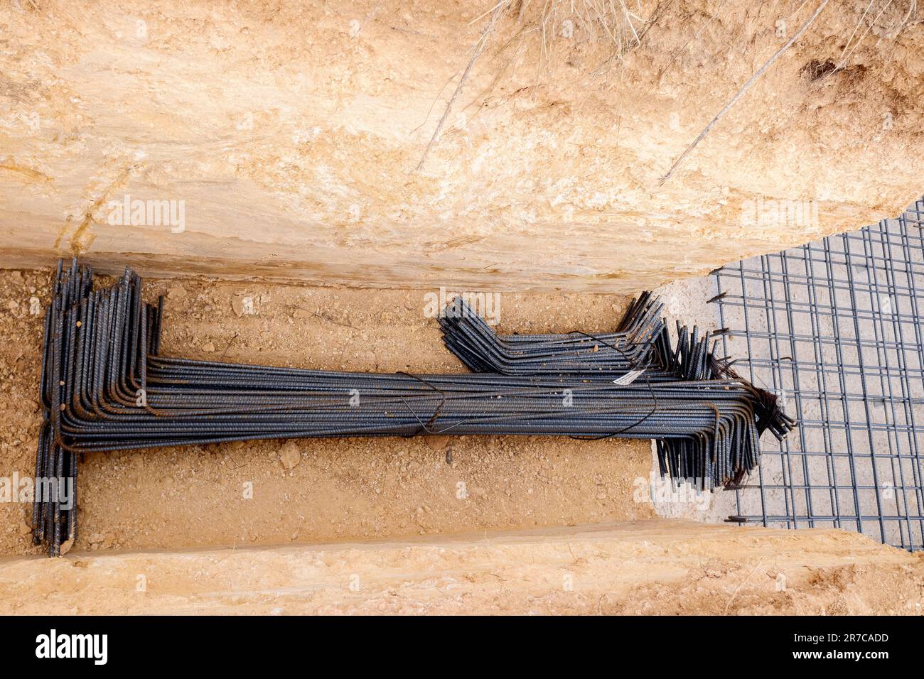 The rebar is the iron structure that forms the skeleton of a reinforced ...