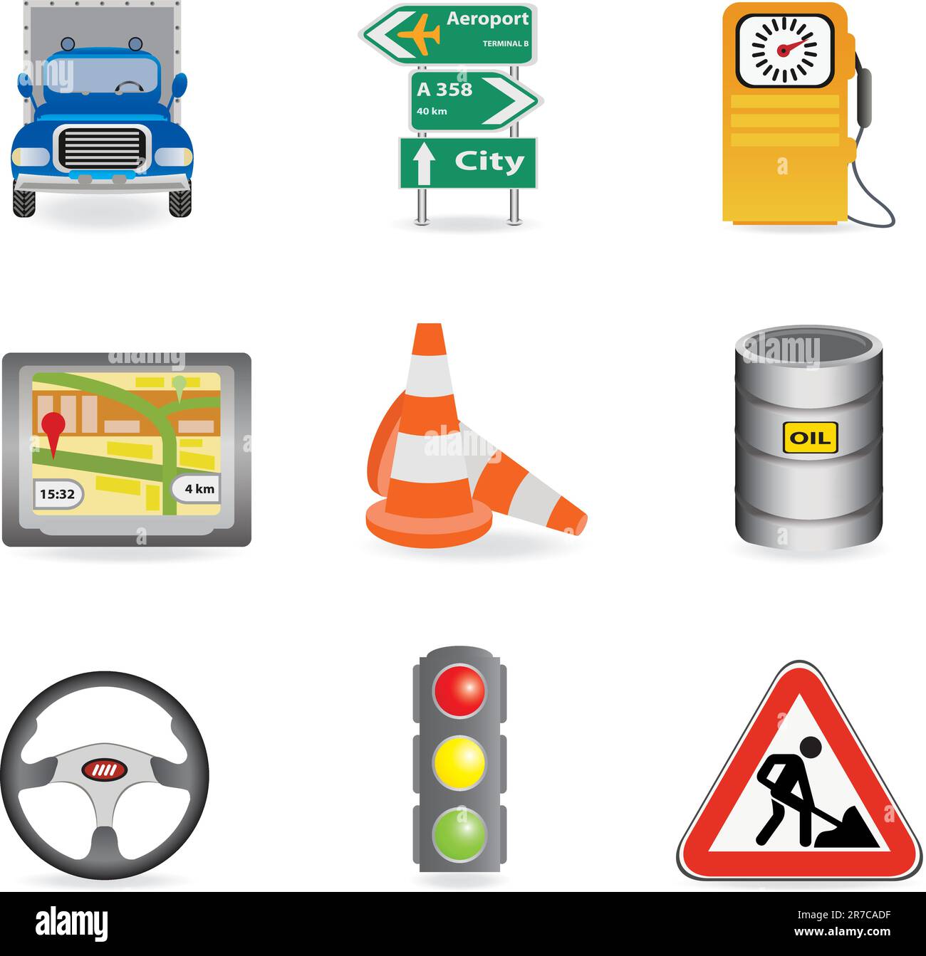 Universal warning sign Cut Out Stock Images & Pictures - Alamy