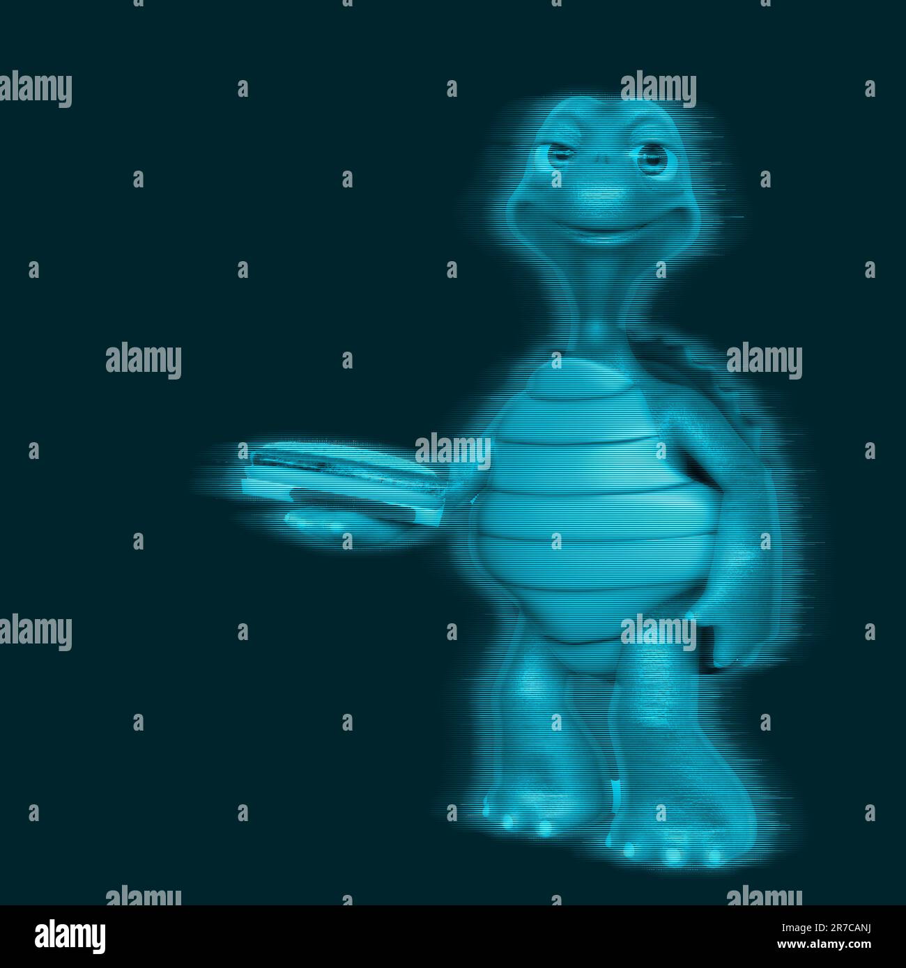 Adorable cartoon turtle illustration with a friendly smiling character ...