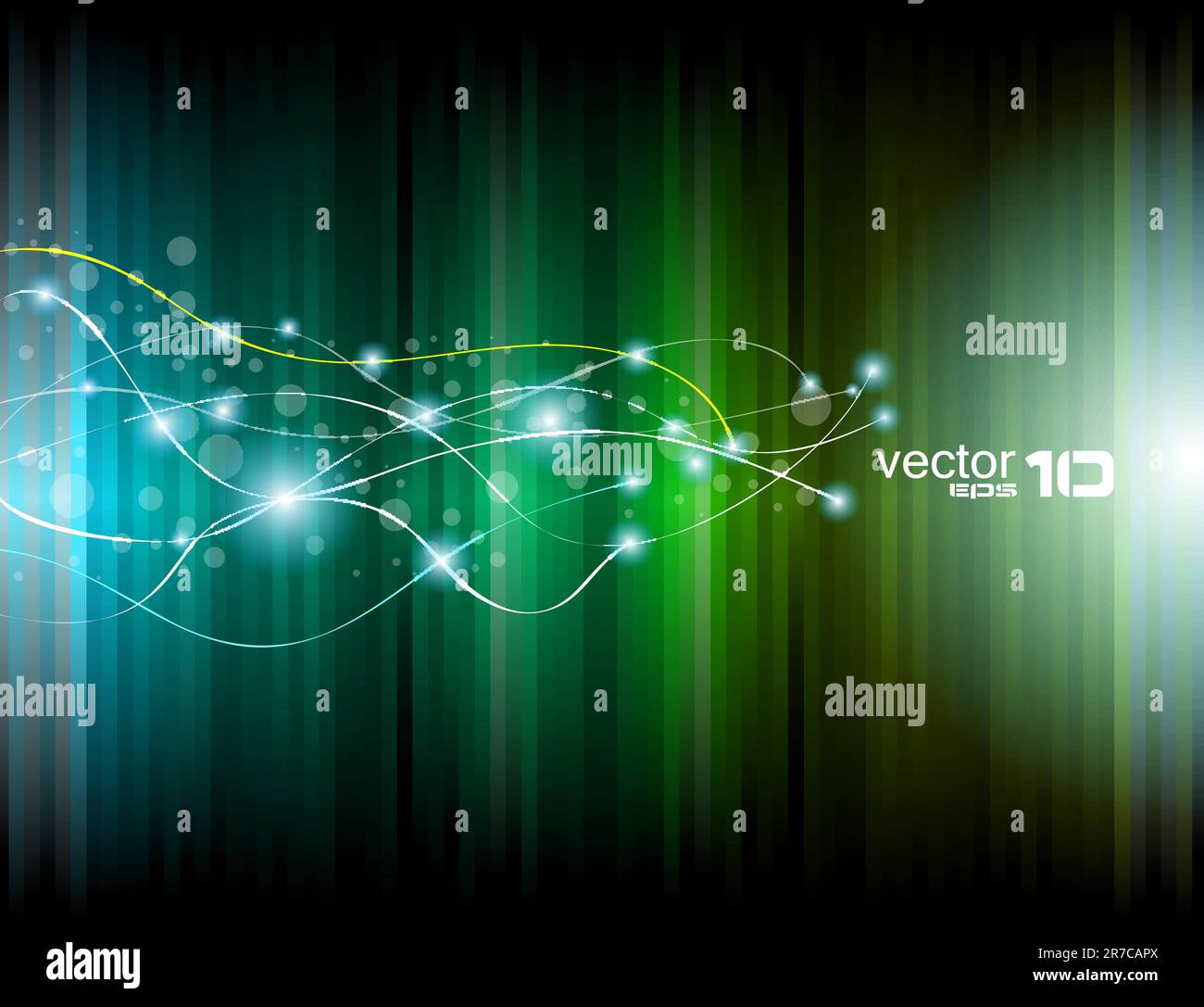 Abstract Rainbow Lights Business Cards Stock Vector Image & Art - Alamy