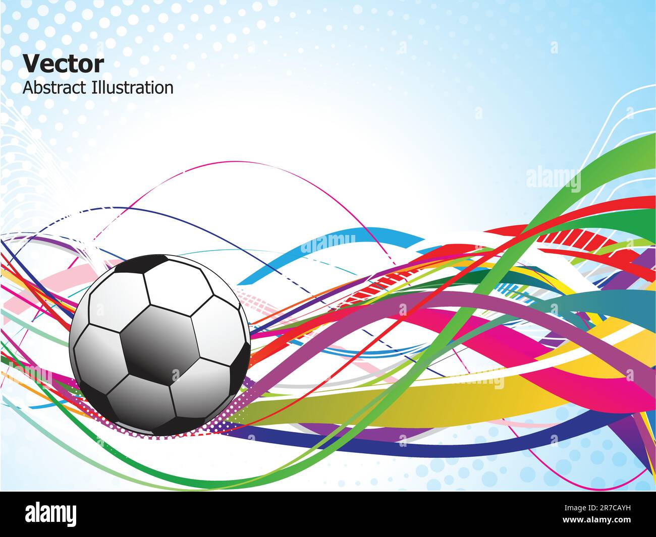 abstract colorful football background vector illustration Stock Vector ...