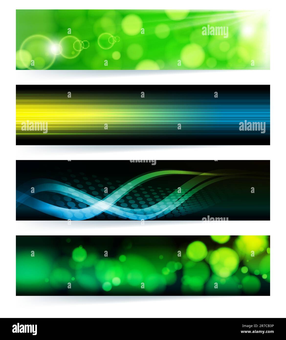 Abstract soft banners set Stock Vector Images - Alamy