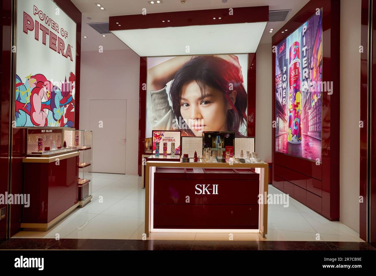 SHENZHEN, CHINA - 27 NOVEMBER, 2019: personal care products on display ...