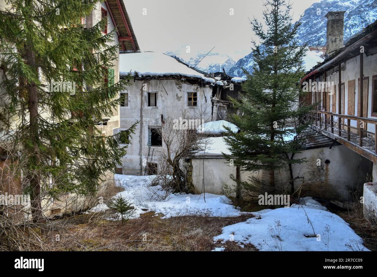 Prags, Pragsertal, Außerprags, Südtirol, Lost Place, Hotel, verfallen ...
