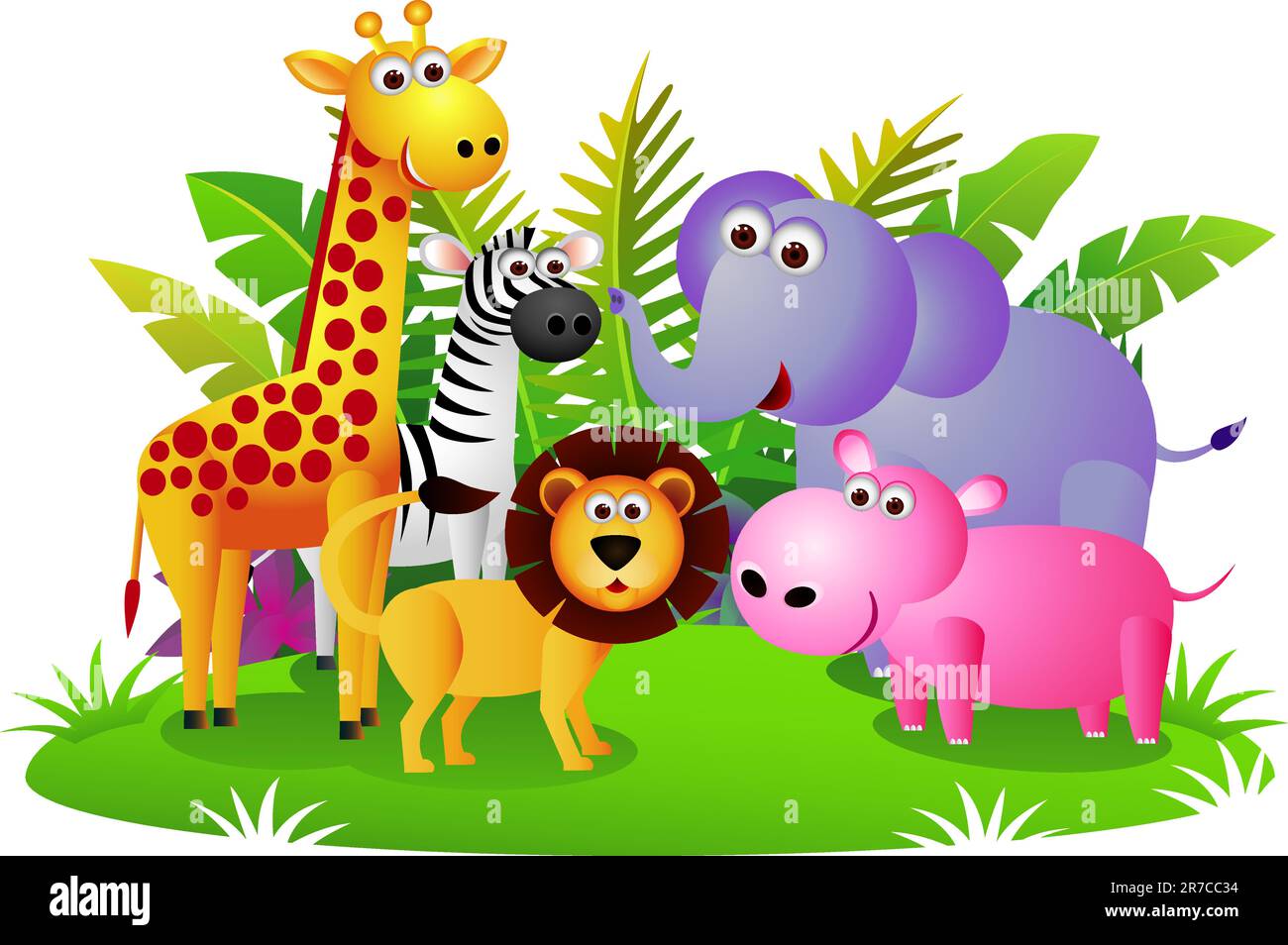 vector illustration of animal cartoon Stock Vector Image & Art - Alamy