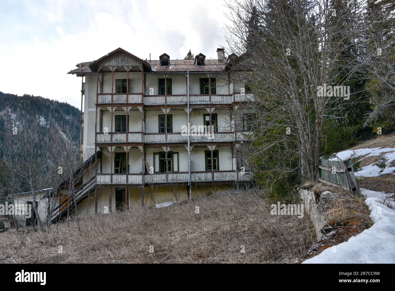 Prags, Pragsertal, Außerprags, Südtirol, Lost Place, Hotel, verfallen ...