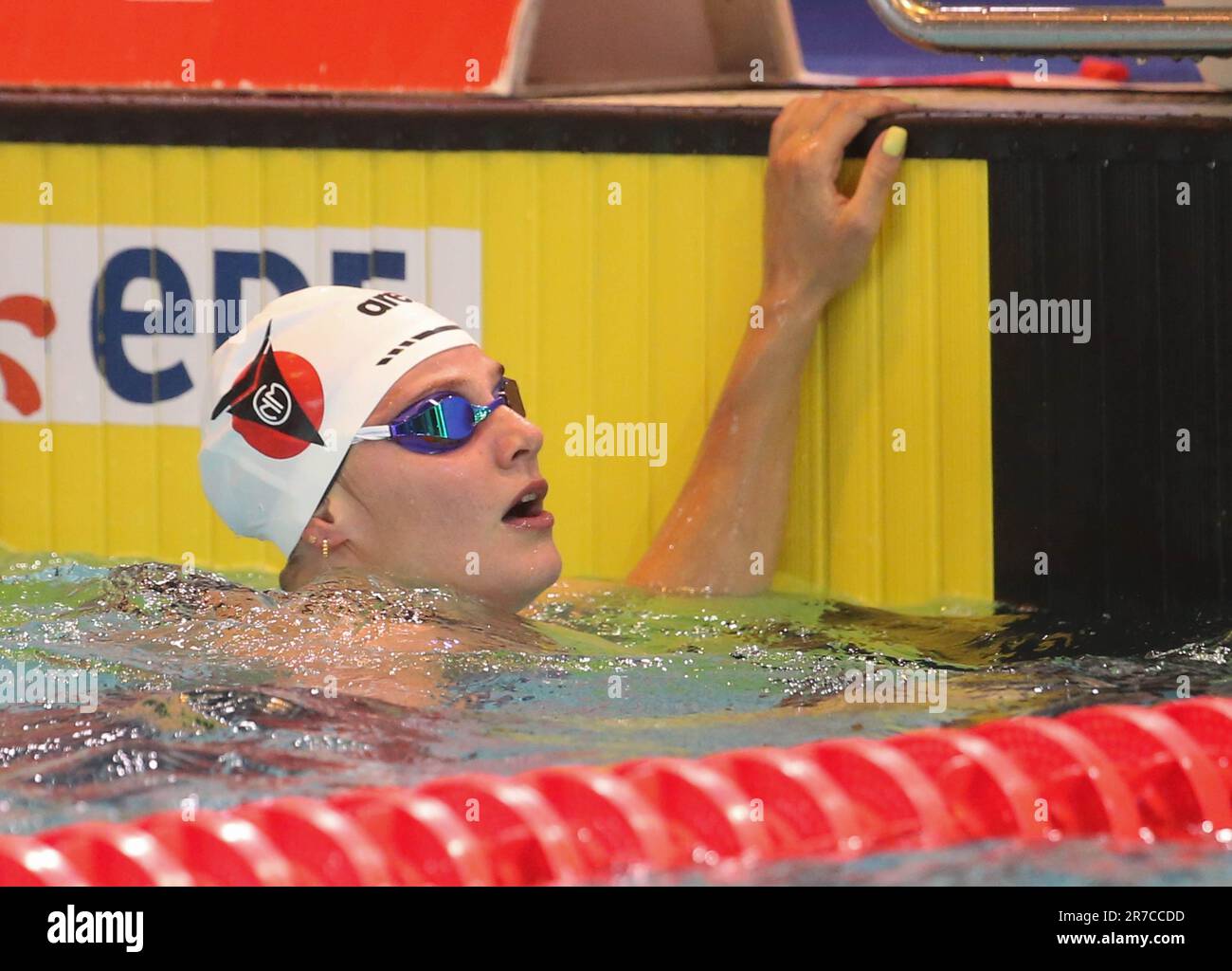 Marie Wattel, Women Final 100 M freestyle during the French Elite ...
