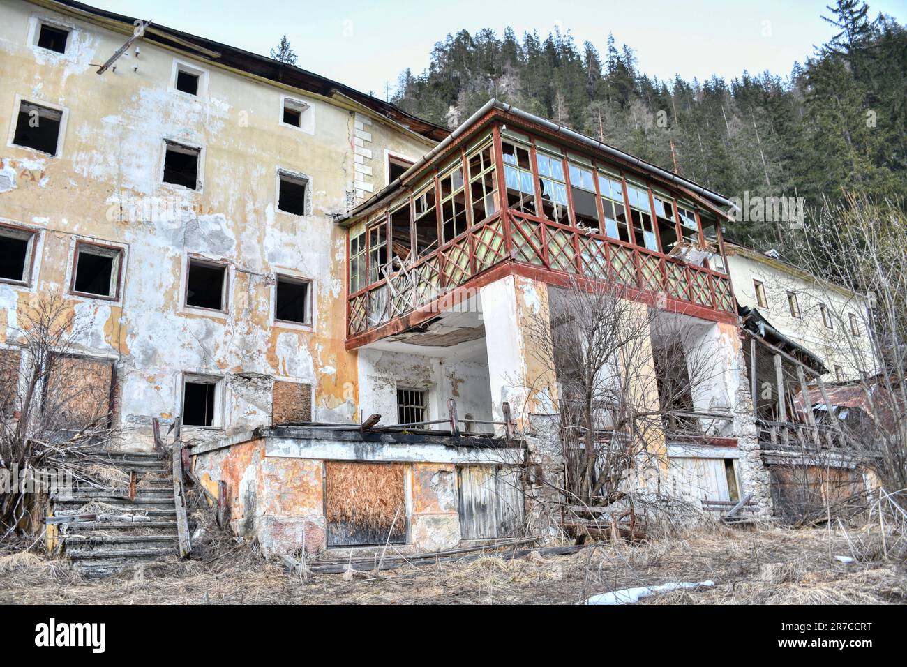 Prags, Pragsertal, Außerprags, Südtirol, Lost Place, Hotel, verfallen ...