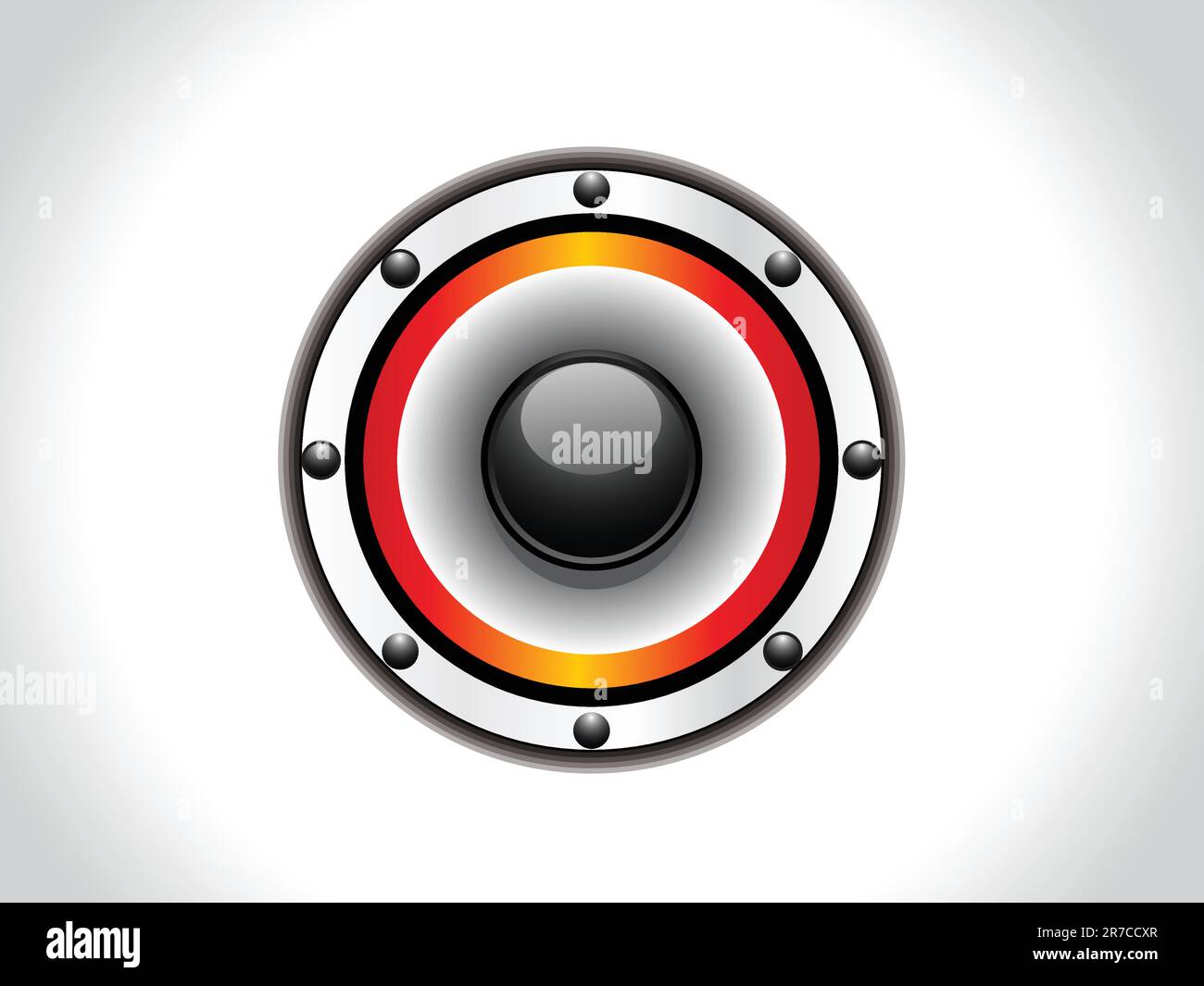 abstract shiny colourful sound vector illustration Stock Vector Image ...