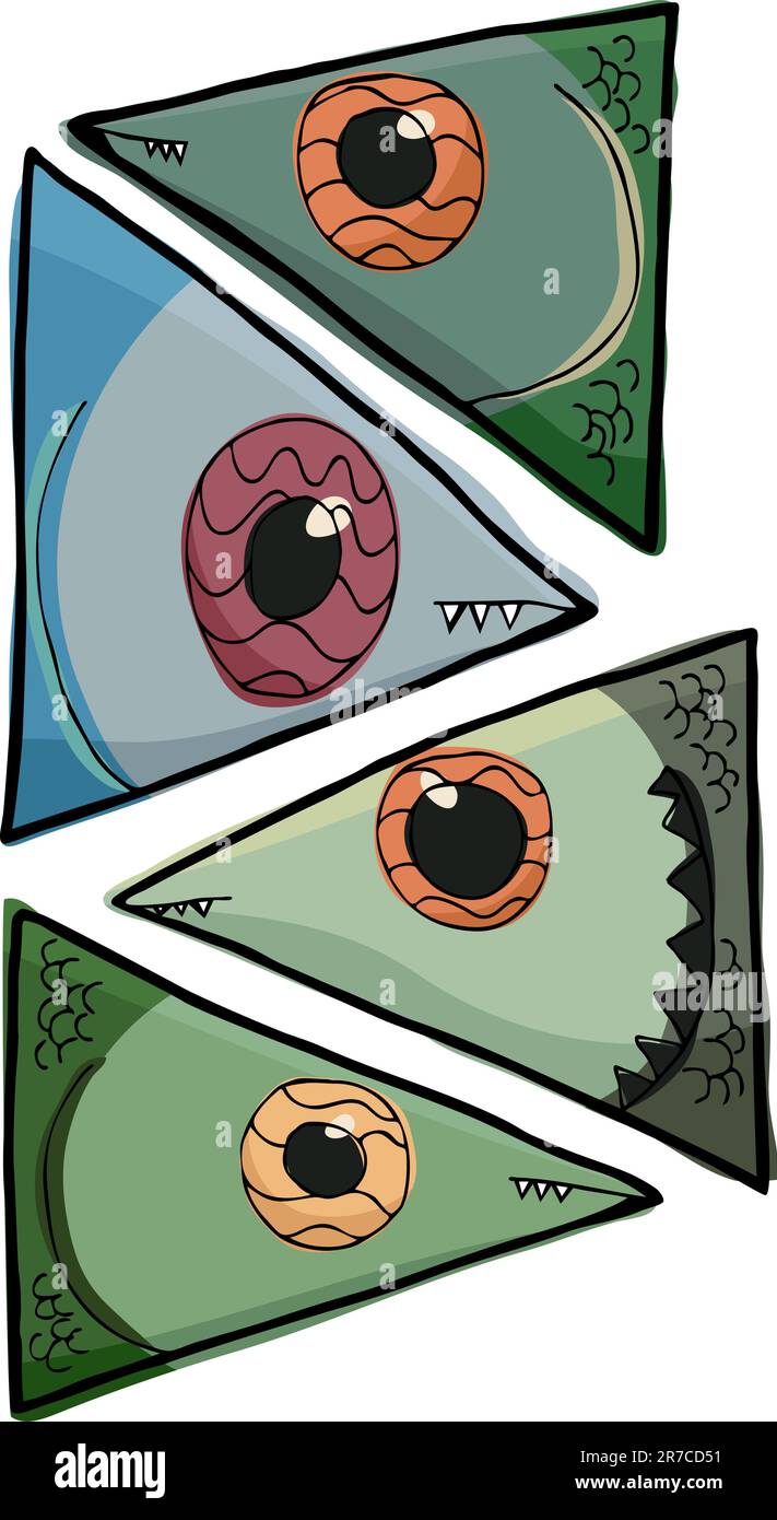 Fresh fish head Stock Vector Images - Alamy