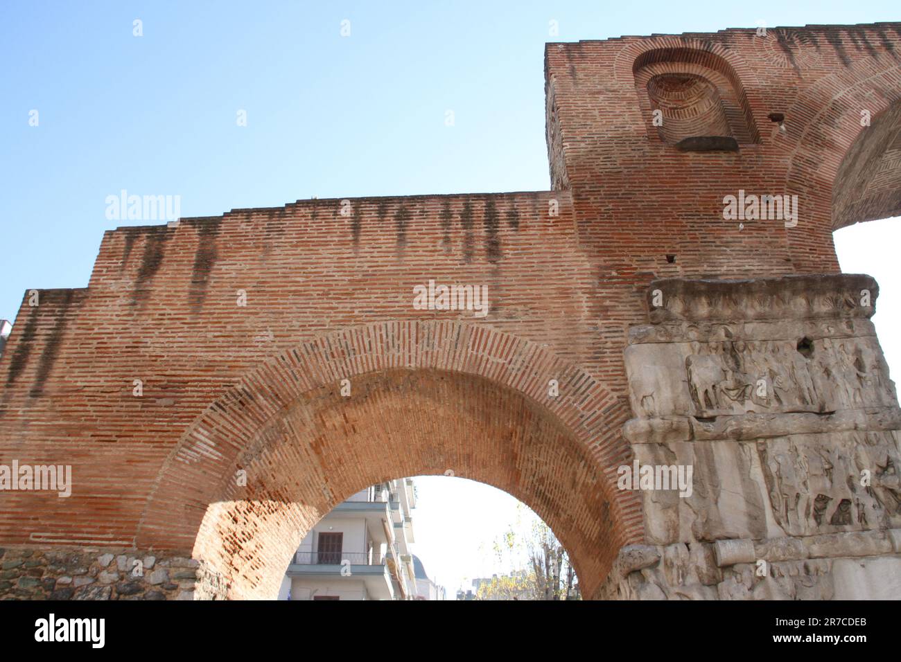 View of Arch of Galerius at Thessolaniki, Greece Stock Photo - Alamy