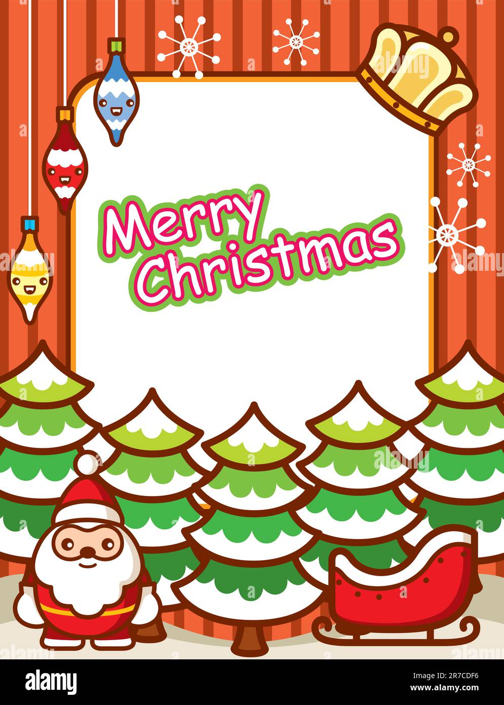 Christmas card cover design Stock Vector Images - Alamy