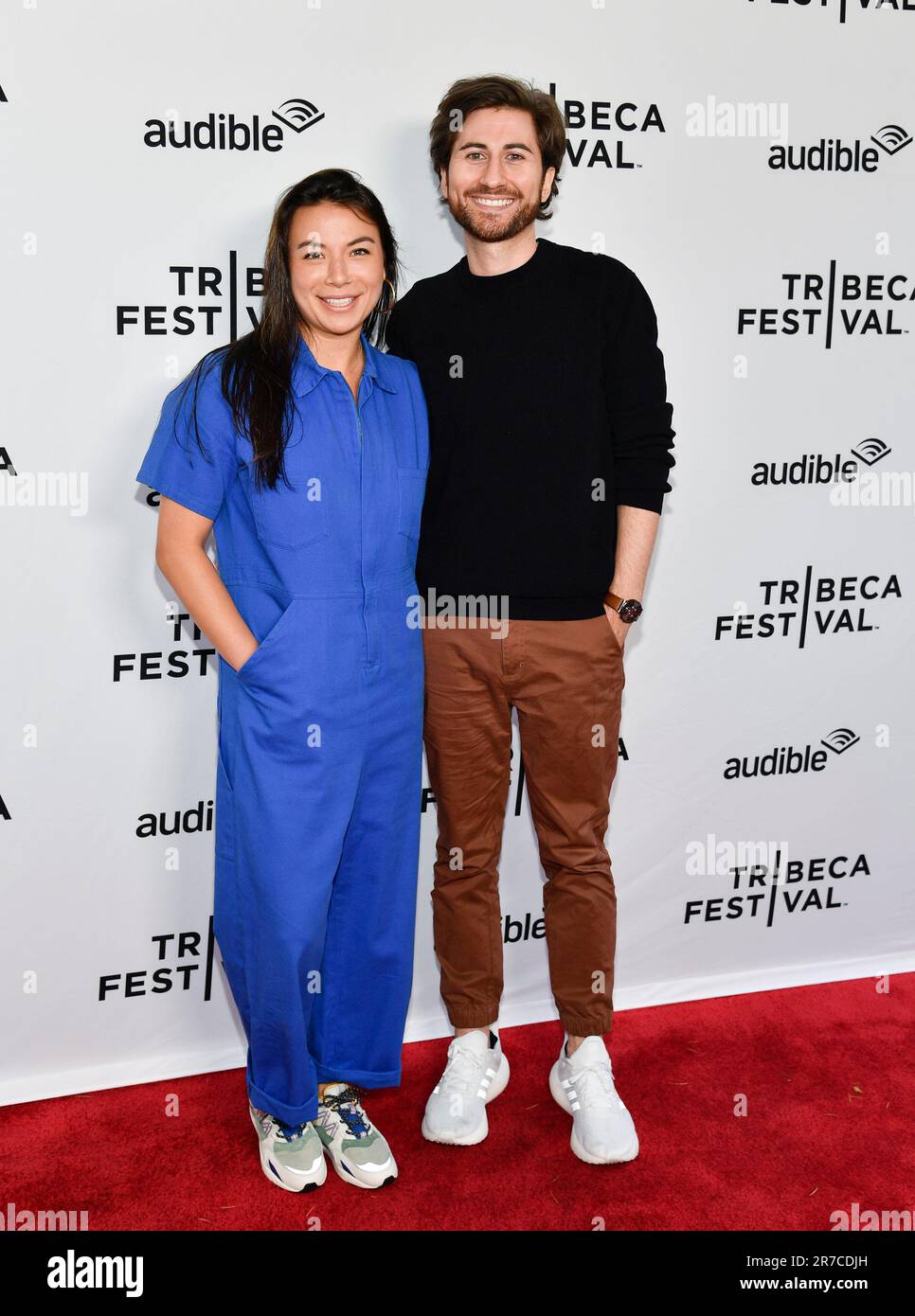 Anna Martin, left, and Davy Gardner attend the Modern Love Live with ...