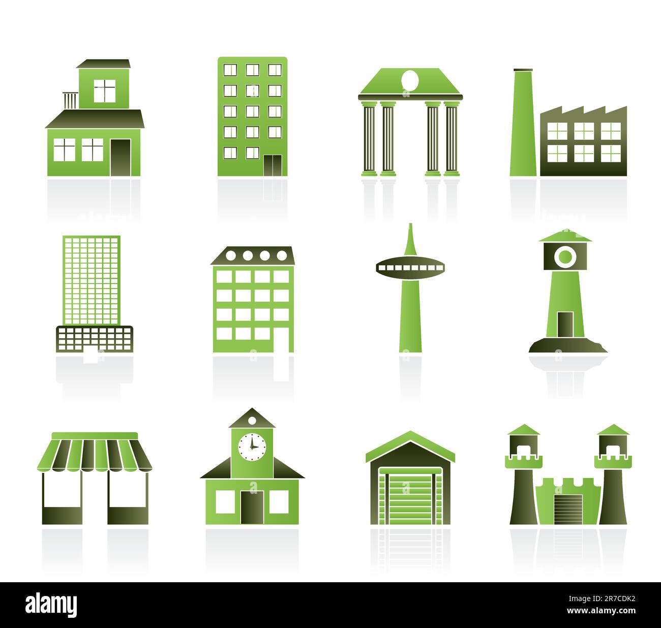 Apartment block castle Stock Vector Images - Alamy