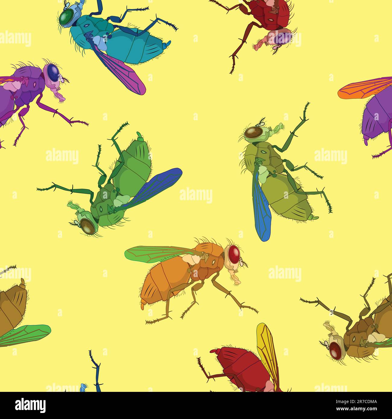 flies pattern, abstract seamless texture; vector art illustration Stock ... flies pattern, abstract seamless texture; vector art illustration Stock ...