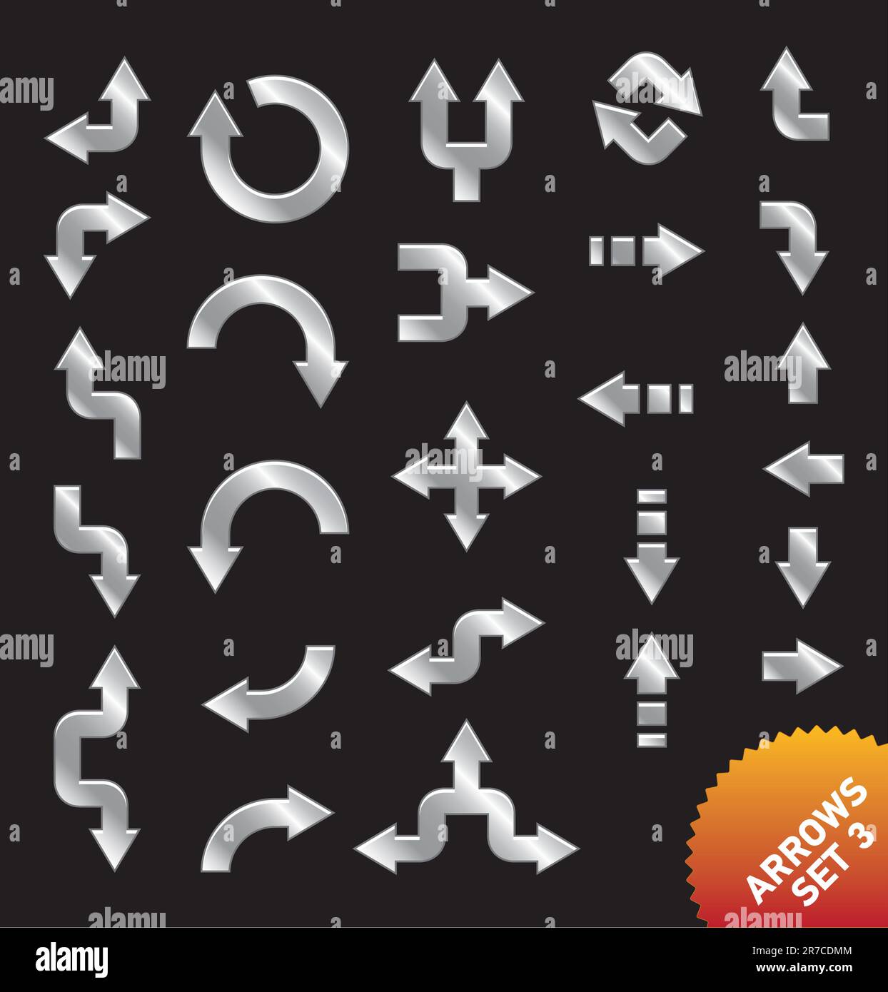 Fence arrows Stock Vector Images - Alamy