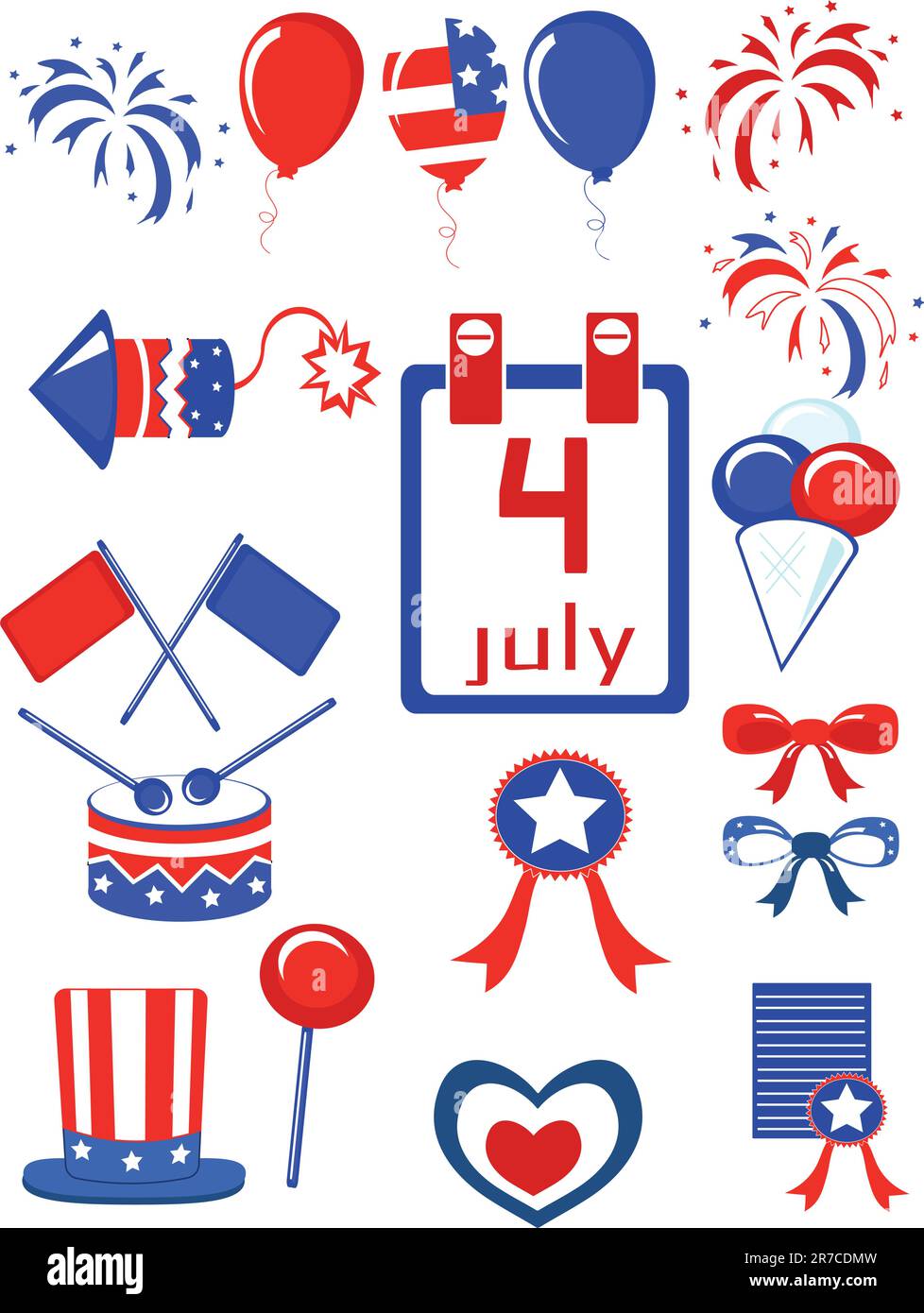 Independence day hat icon Stock Vector Images - Alamy