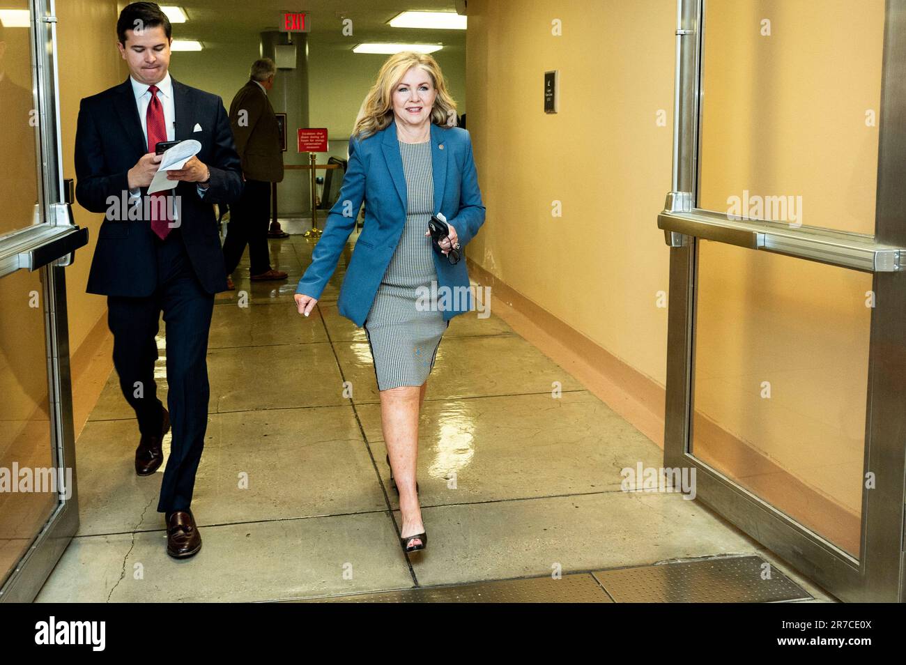 June 14, 2023, Washington, District of Columbia, USA: U.S. Senator MARSHA BLACKBURN (R-TN ...