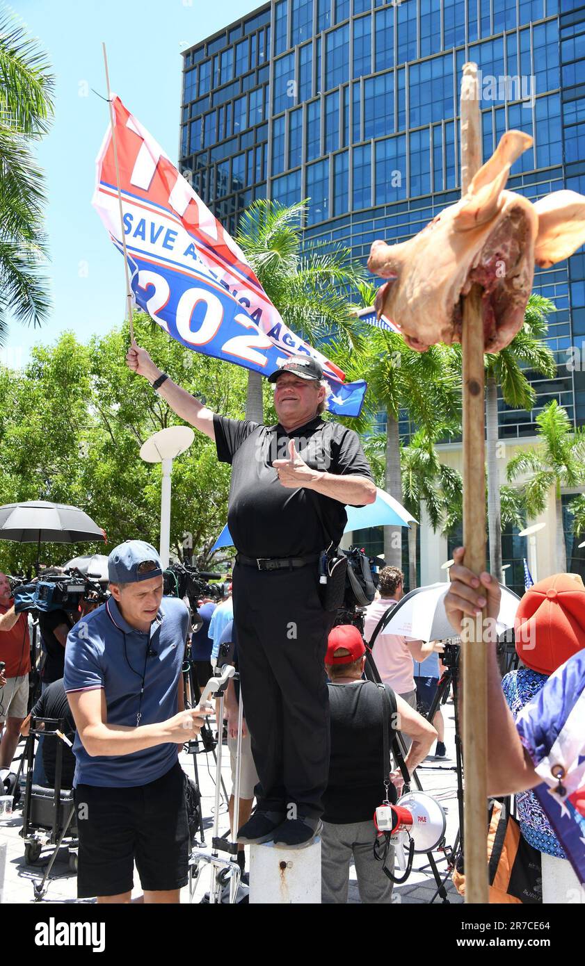 Donald trump arraignment draws protests hi-res stock photography and ...