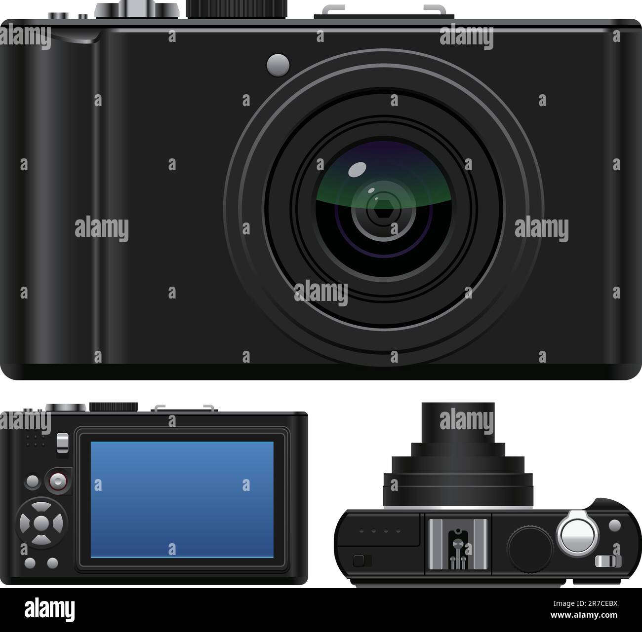 Layered vector illustration of camera Stock Vector Image & Art - Alamy