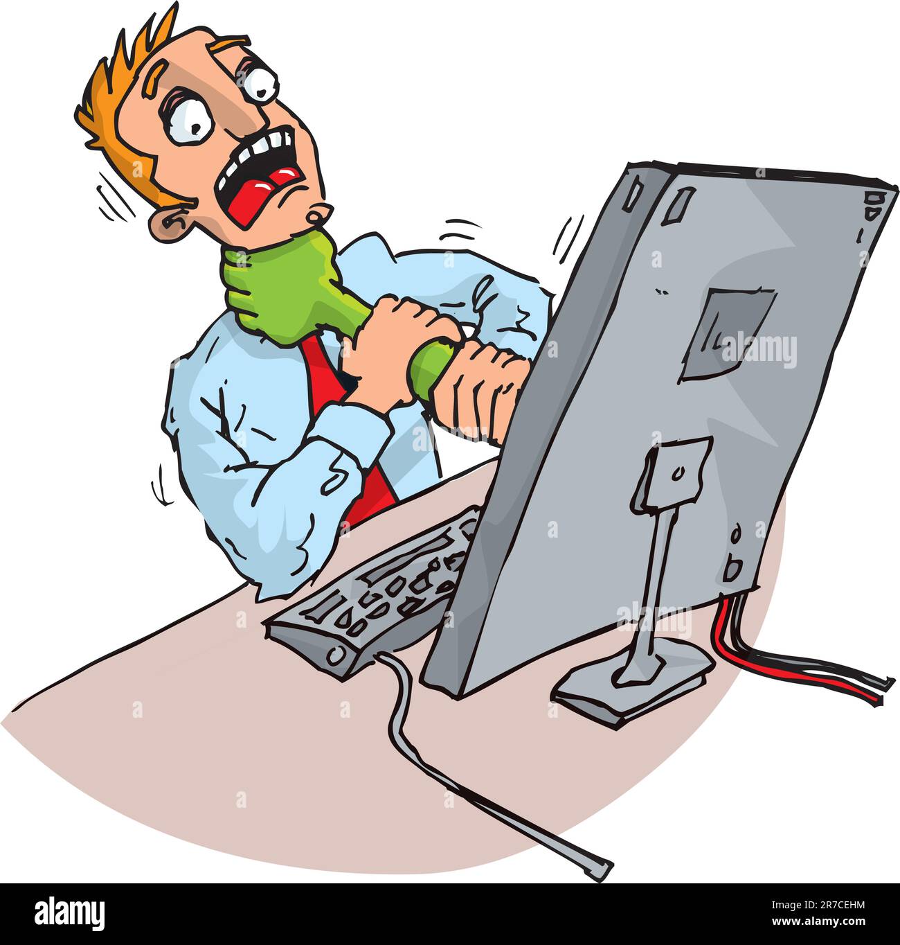 Computer virus cartoon hi-res stock photography and images - Alamy