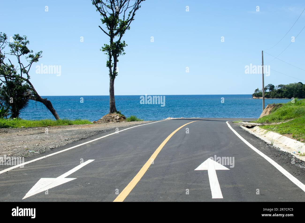 Typical landscape of the Colon Costa Arriba on the Caribbean Side of ...