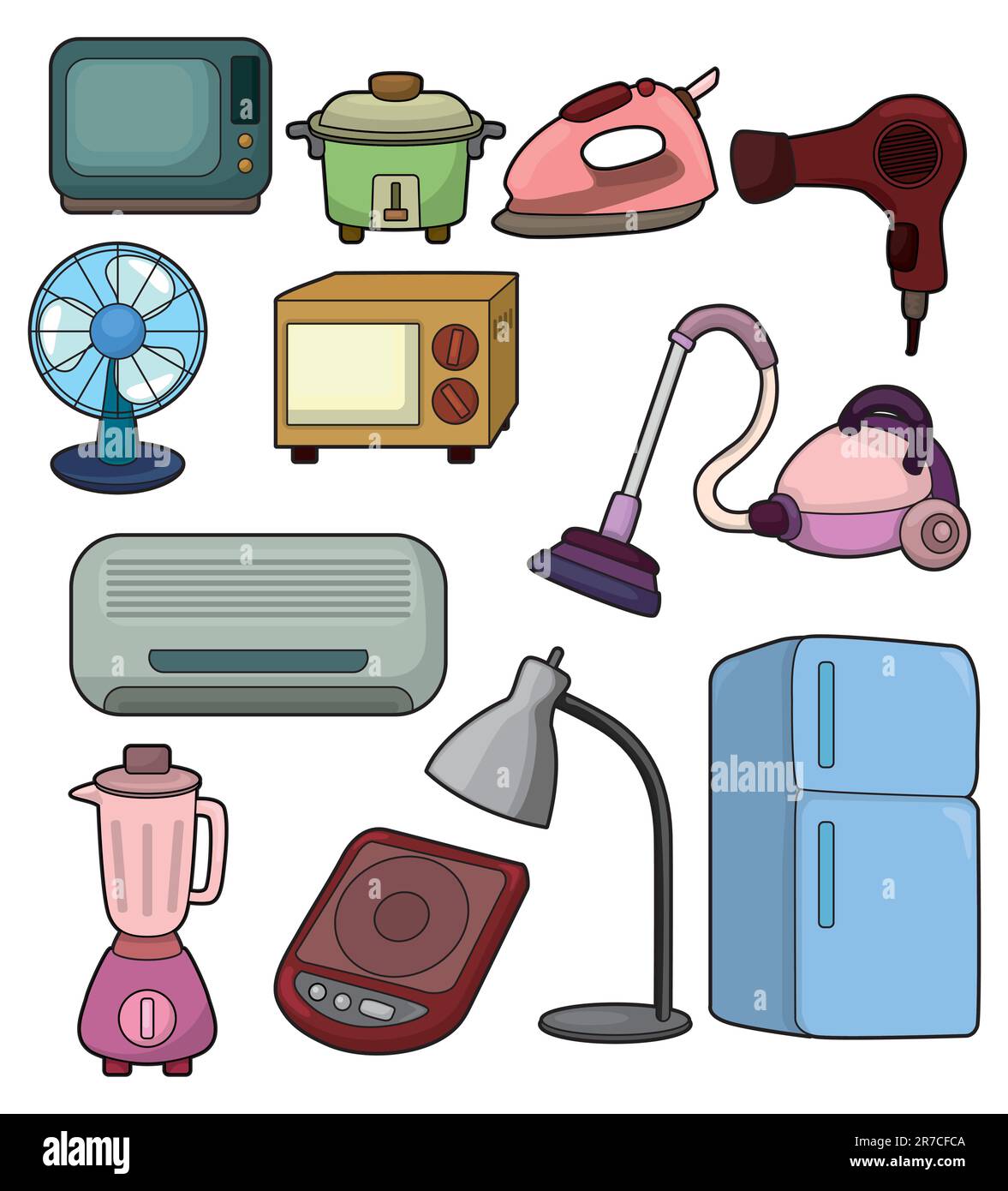 cartoon home appliance icon Stock Vector Image & Art - Alamy