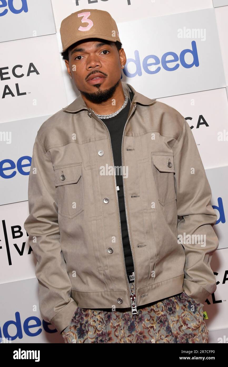 New York, USA. 14th June, 2023. Chance the Rapper walking the red ...